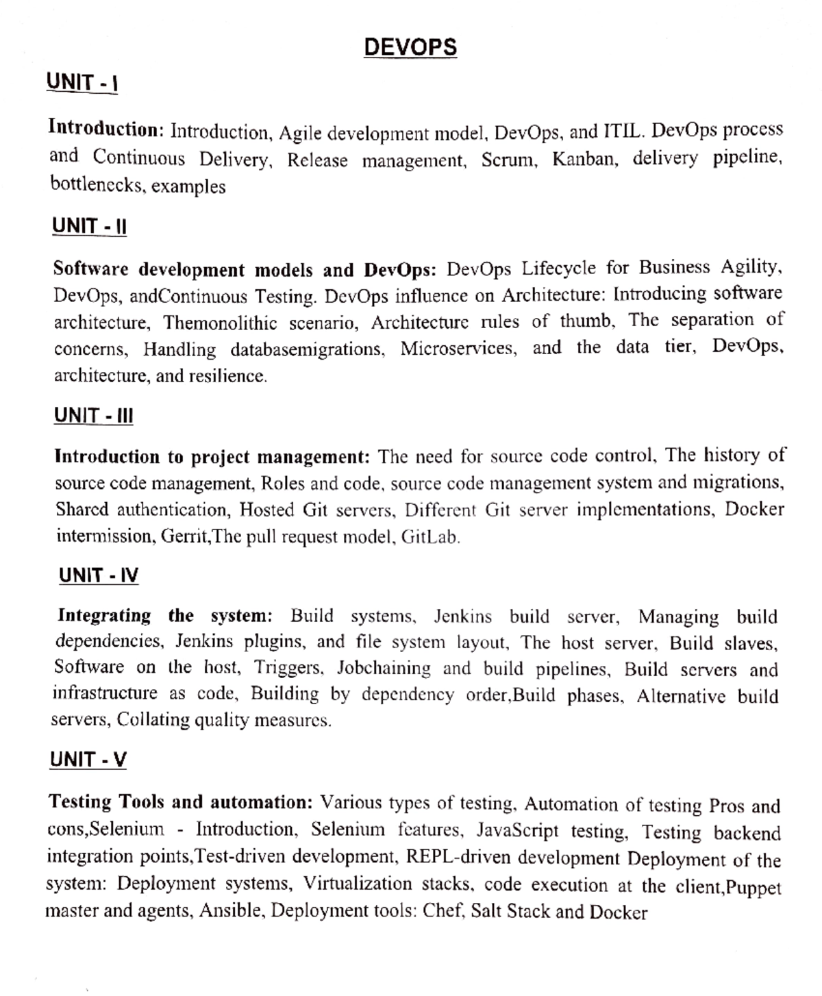 DevOps Subject Notes (COMP 123): Comprehensive Guide and Key Concepts ...