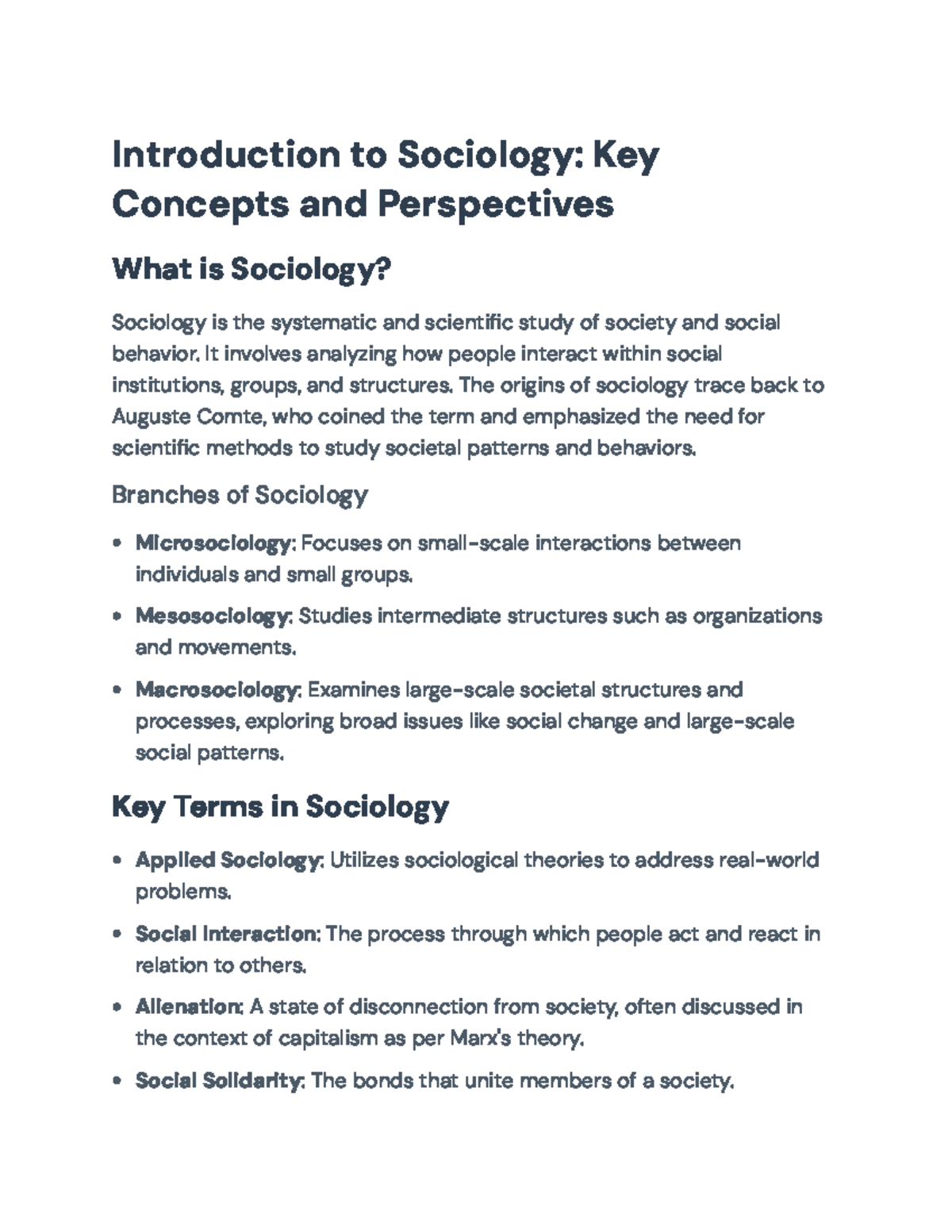 Sociology 101: Key Concepts, Theories, and Importance in Society ...