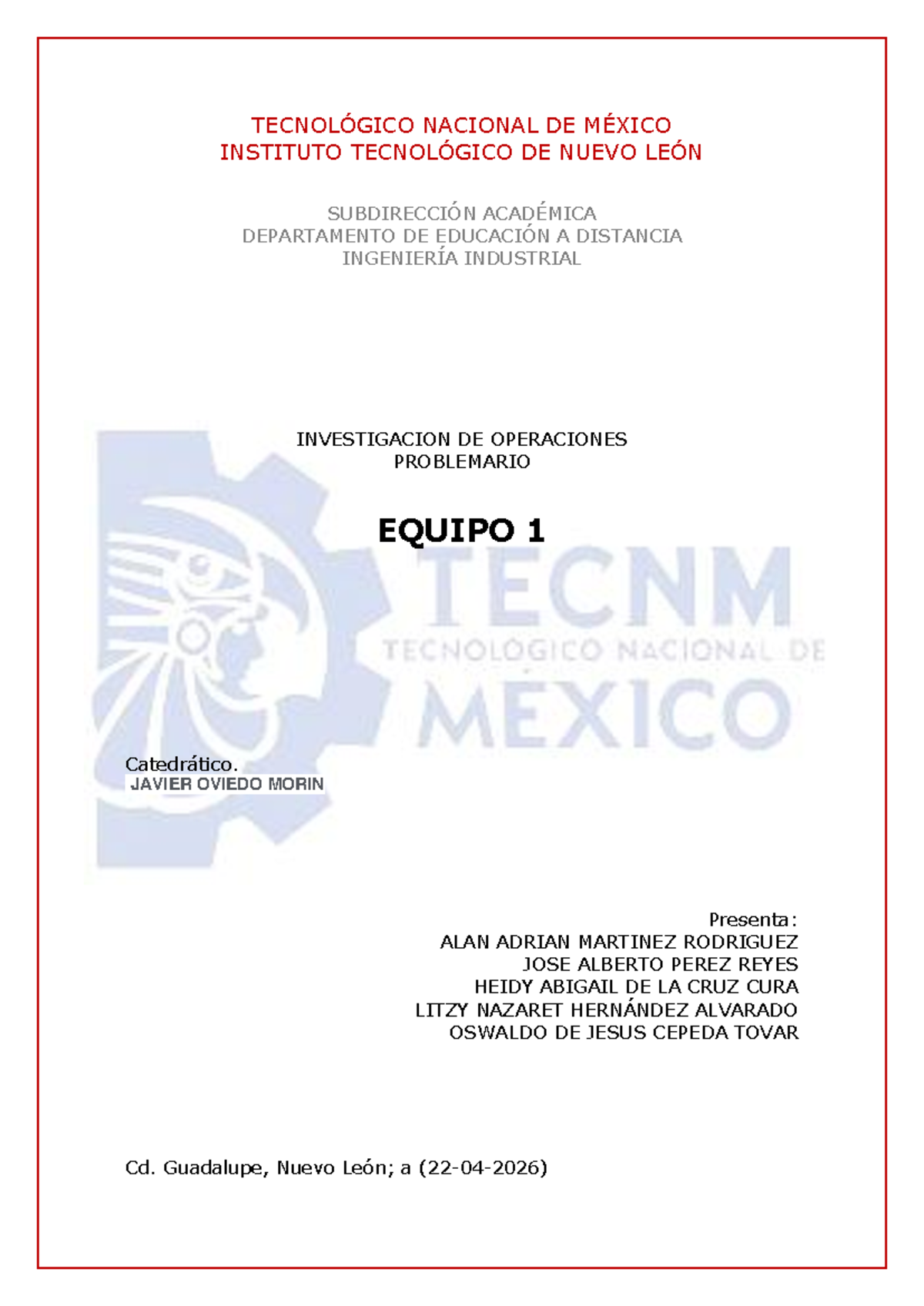 IO Laboratorio: Análisis de Programación Lineal y Soluciones Enteras ...