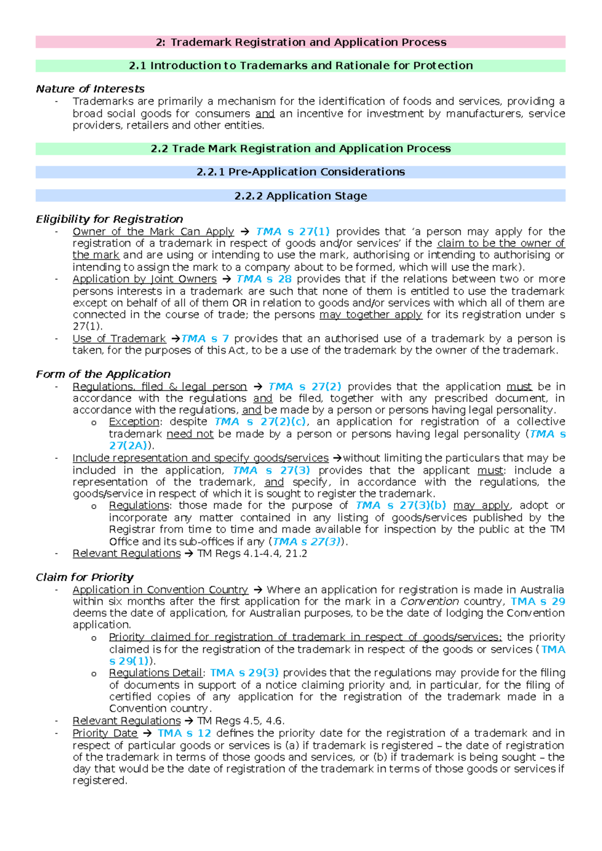 Trademark Registration & Application Process: A Comprehensive Guide - Studocu