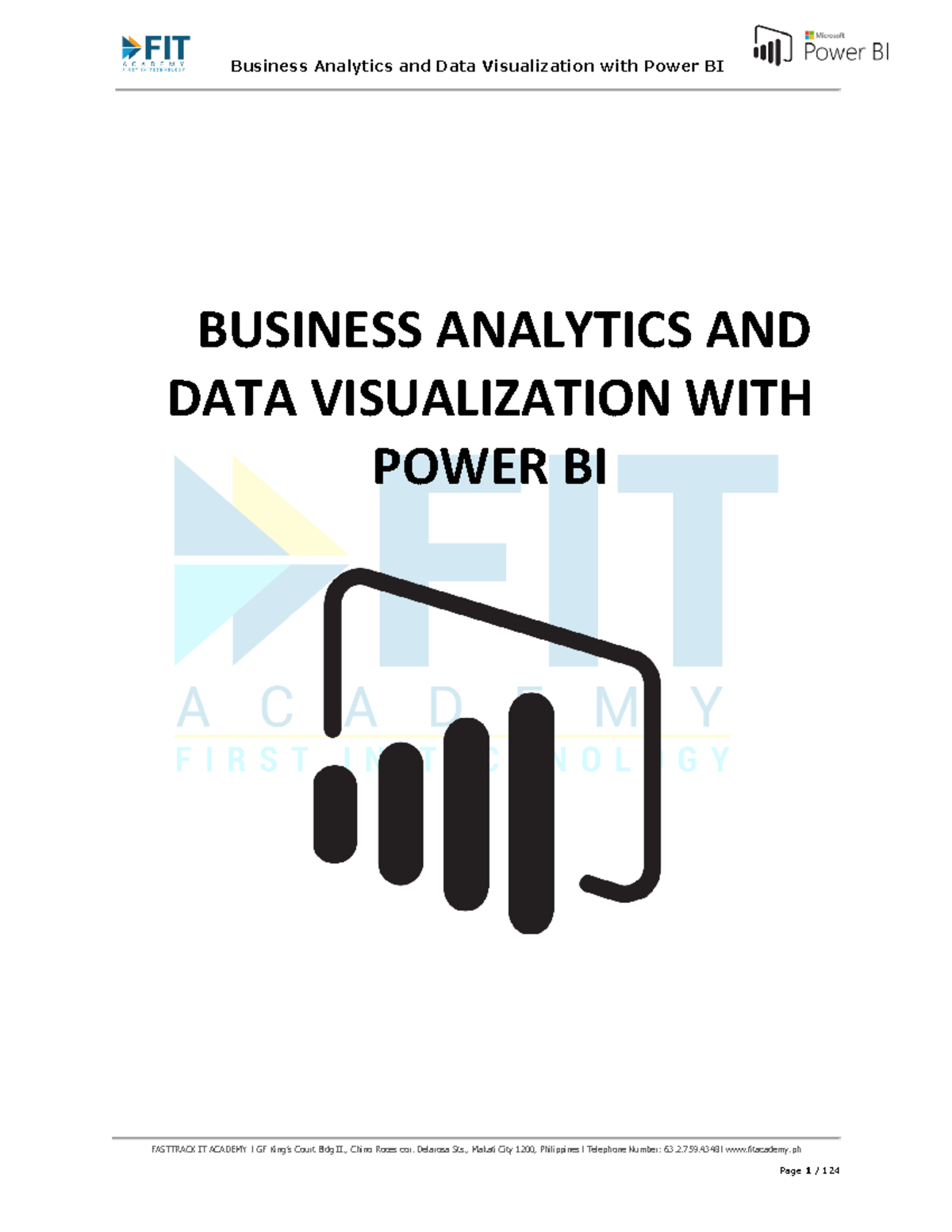 Business Analytics & Data Visualization with Power BI - Study Guide - Studocu