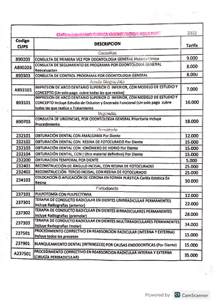 CODIGOS UNICOS CUPS - Códigos Únicos de Procedimientos en Salud - CUPS ...