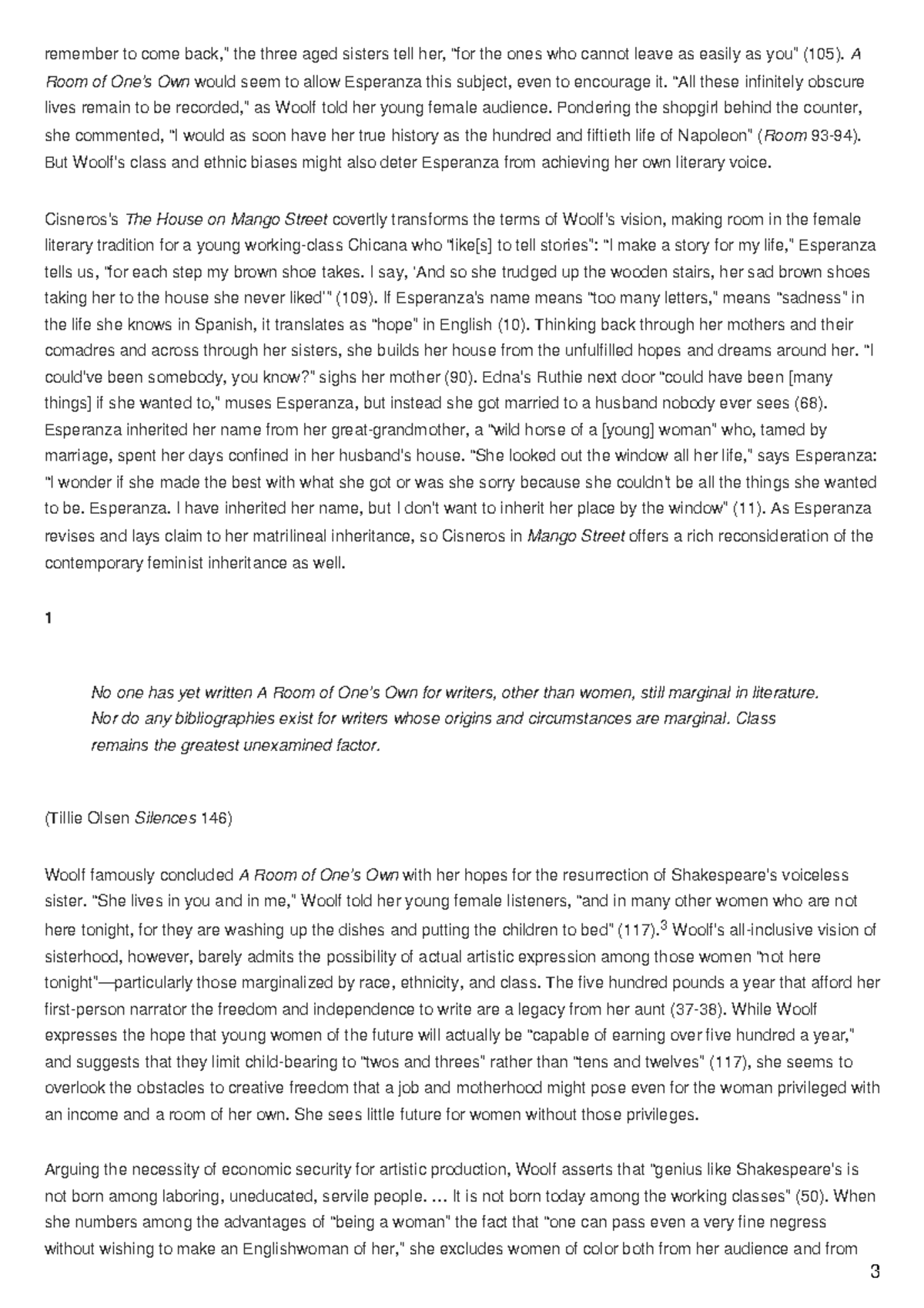 Enotes-sandra-cisneros-jacqueline-doyle-essay-date-winter-1994 3 ...