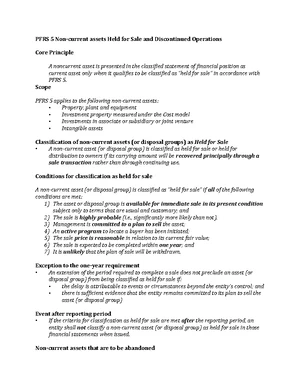 PFRS 9 Overview - Lecture notes 1 - APPENDIX Overview of Philippine ...