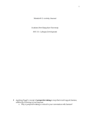 4-1 Activity Journal - assignment - 4-1 Activity: Journal Southern New ...