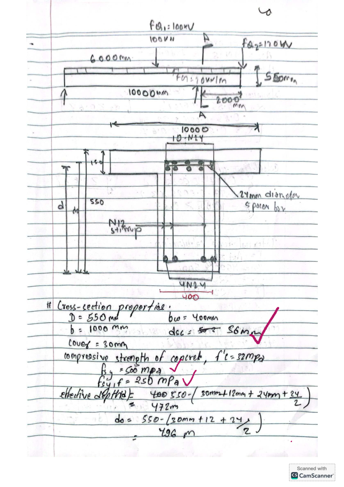 FQ:100KV 100KN structural analysis and design calculations - Studocu