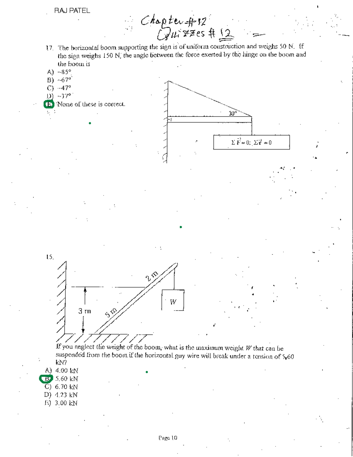 Chapter 12 Quiz Notes - Physics Lab - Studocu