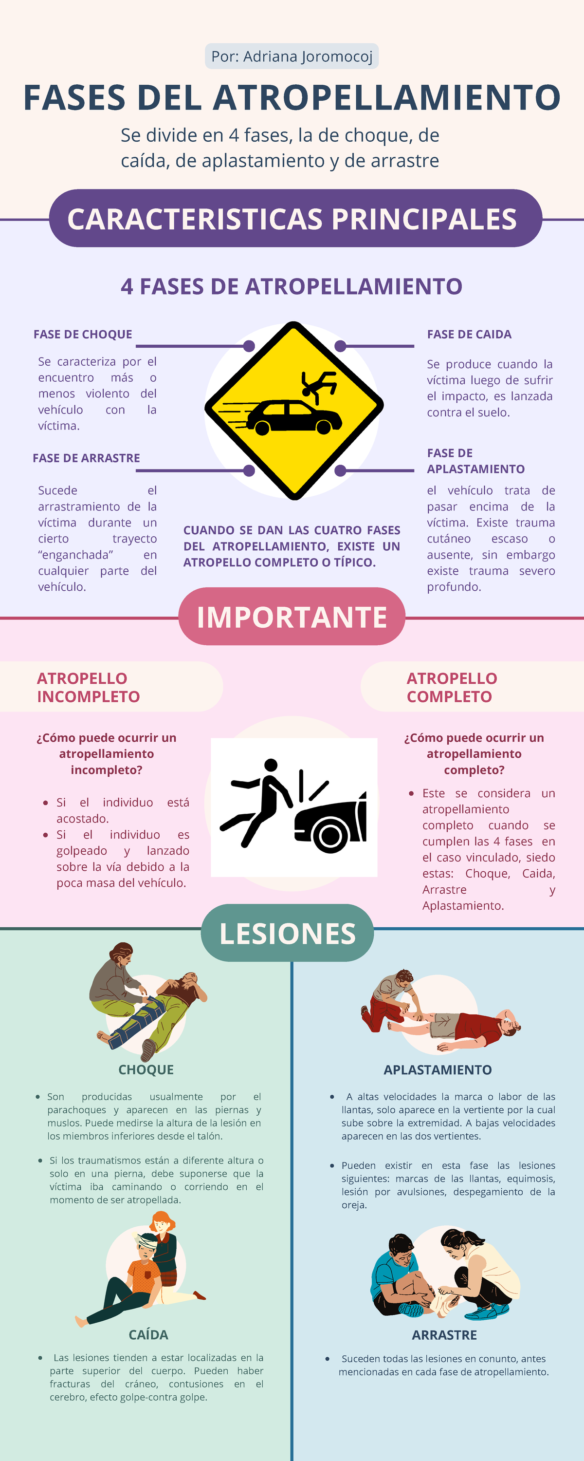 Fases del Atropellamiento: Impacto, Caída, Arrastre y Aplastamiento ...