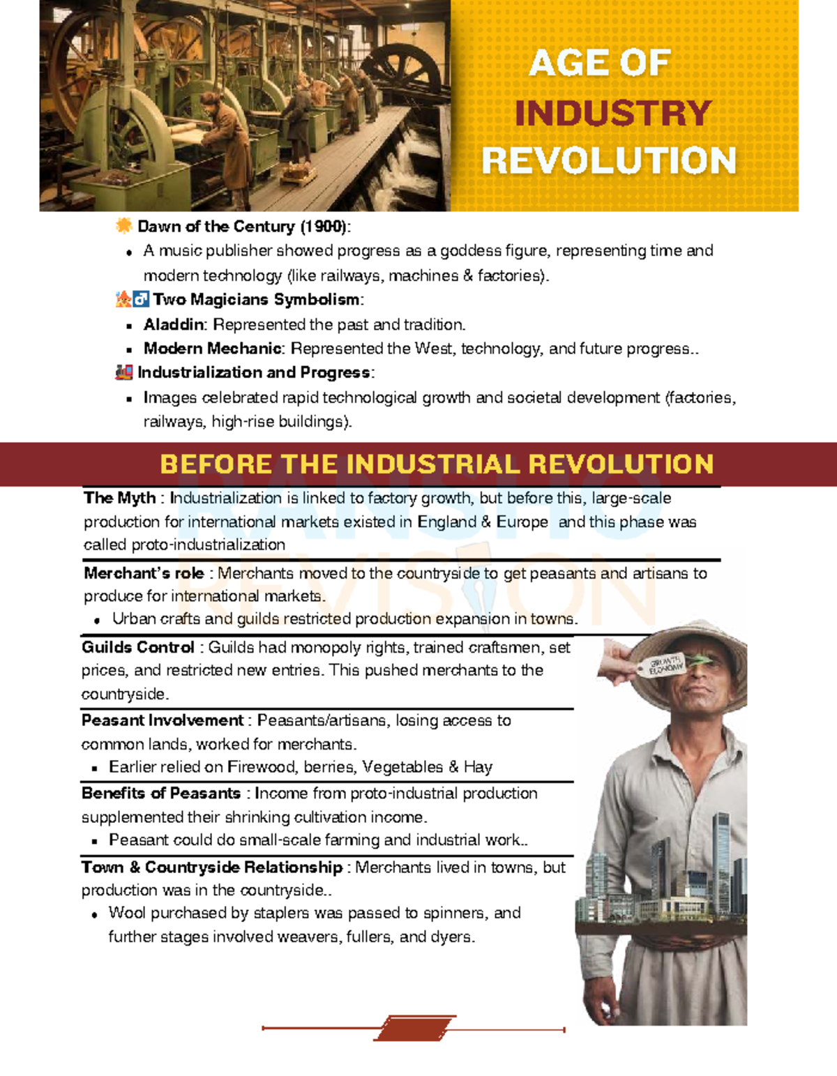 AGE OF INDUSTRY REVOLUTION: Insights into Industrialization and ...