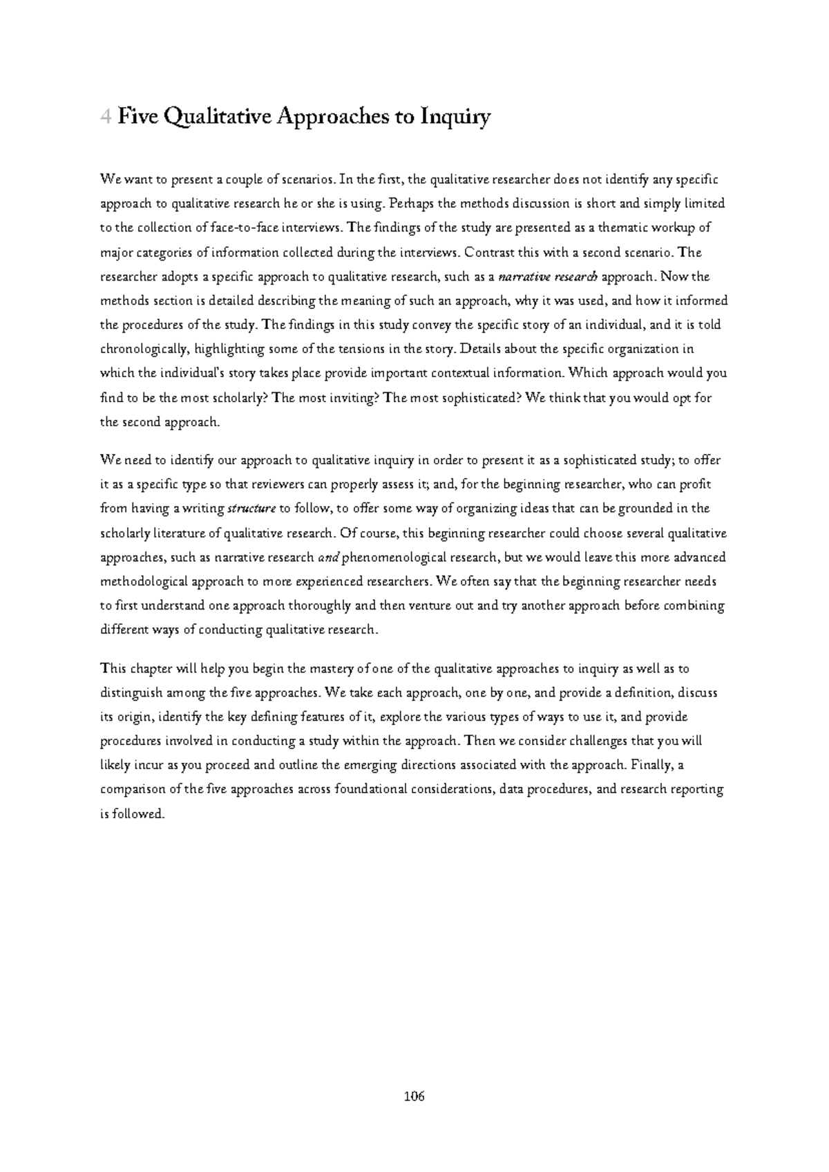 Exploring 5 Qualitative Approaches to Inquiry: Definitions ...