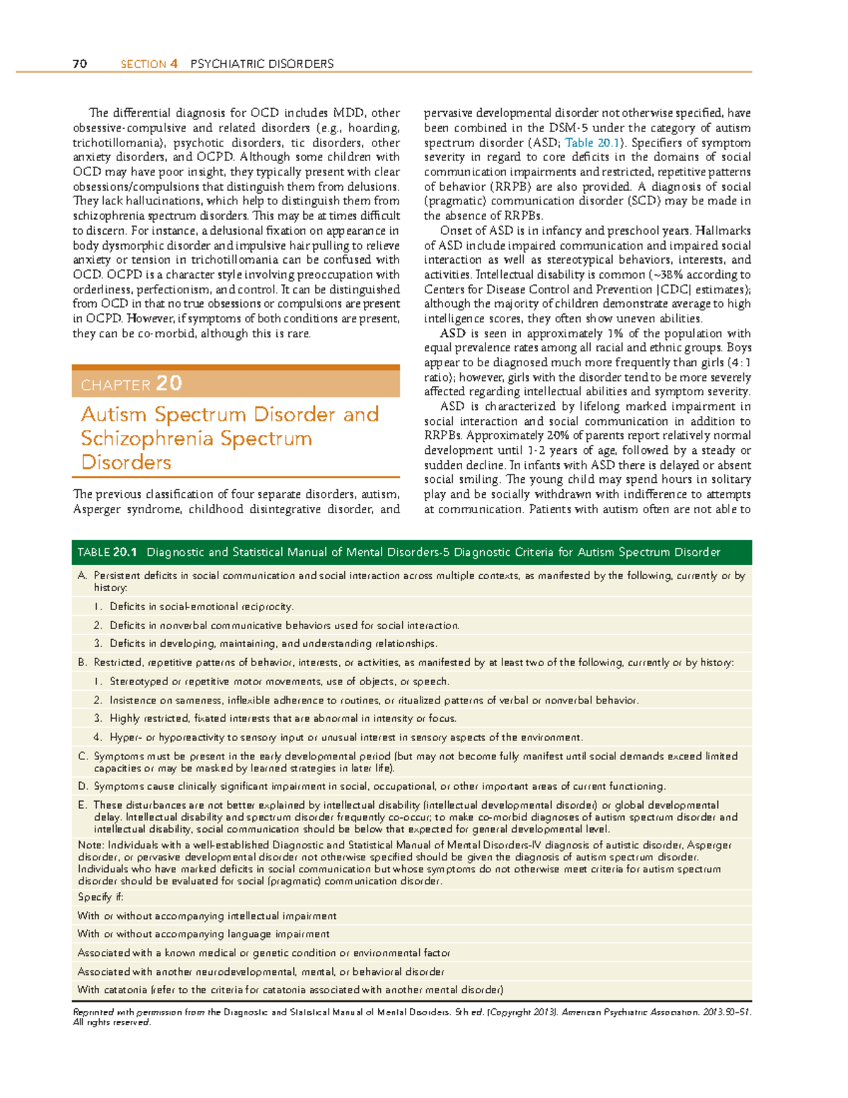 Autism Spectrum Disorder: Key Insights and Diagnostic Criteria - Studocu