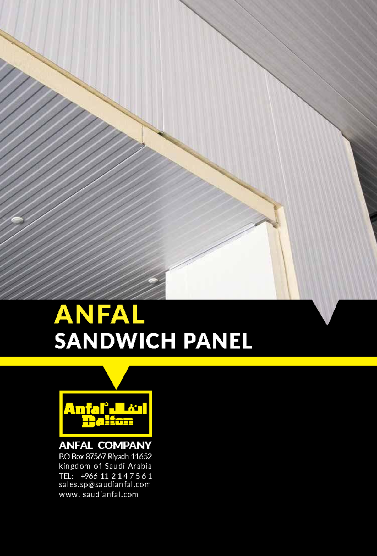 Anfal sandwich panel specifications and thermal insulation properties ...