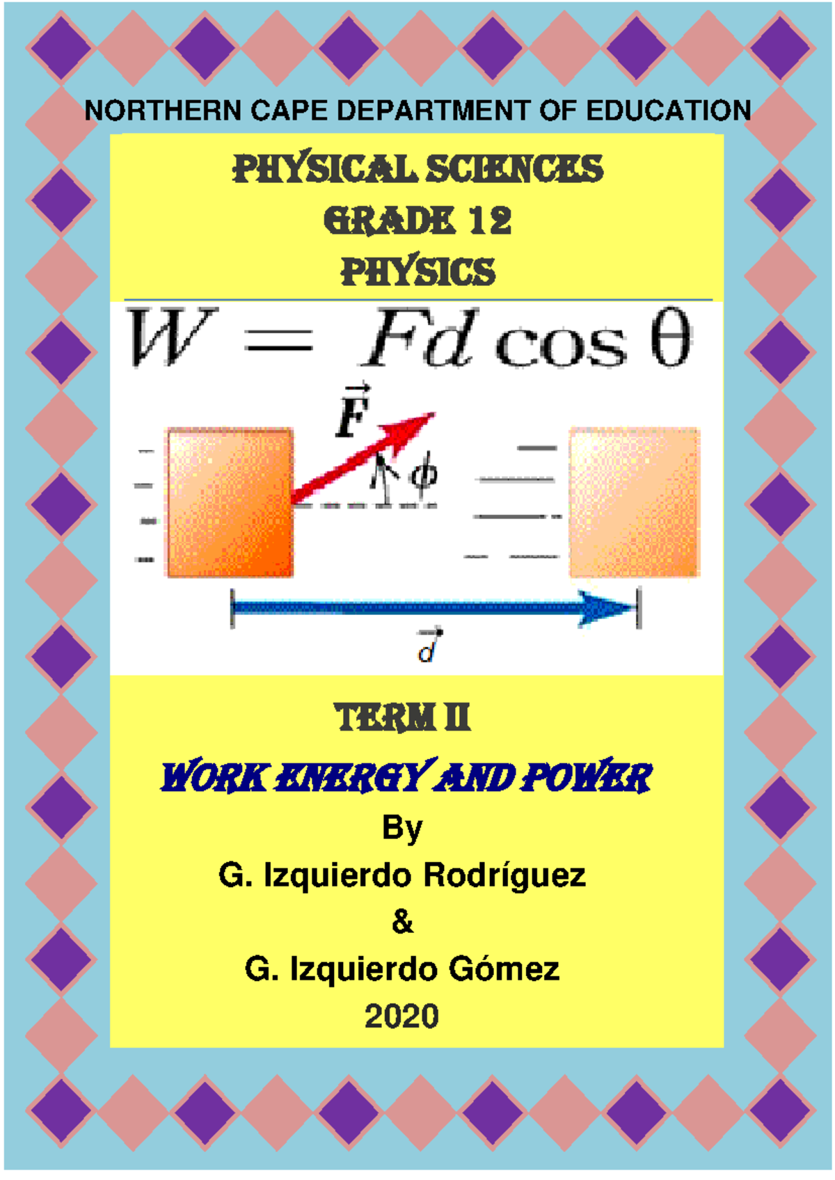 G12 Work, Energy, and Power: Comprehensive Learner's Notes - Studocu