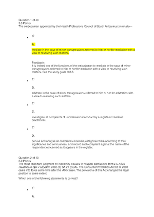 [Solved] Which of the following statements regarding the case law ...