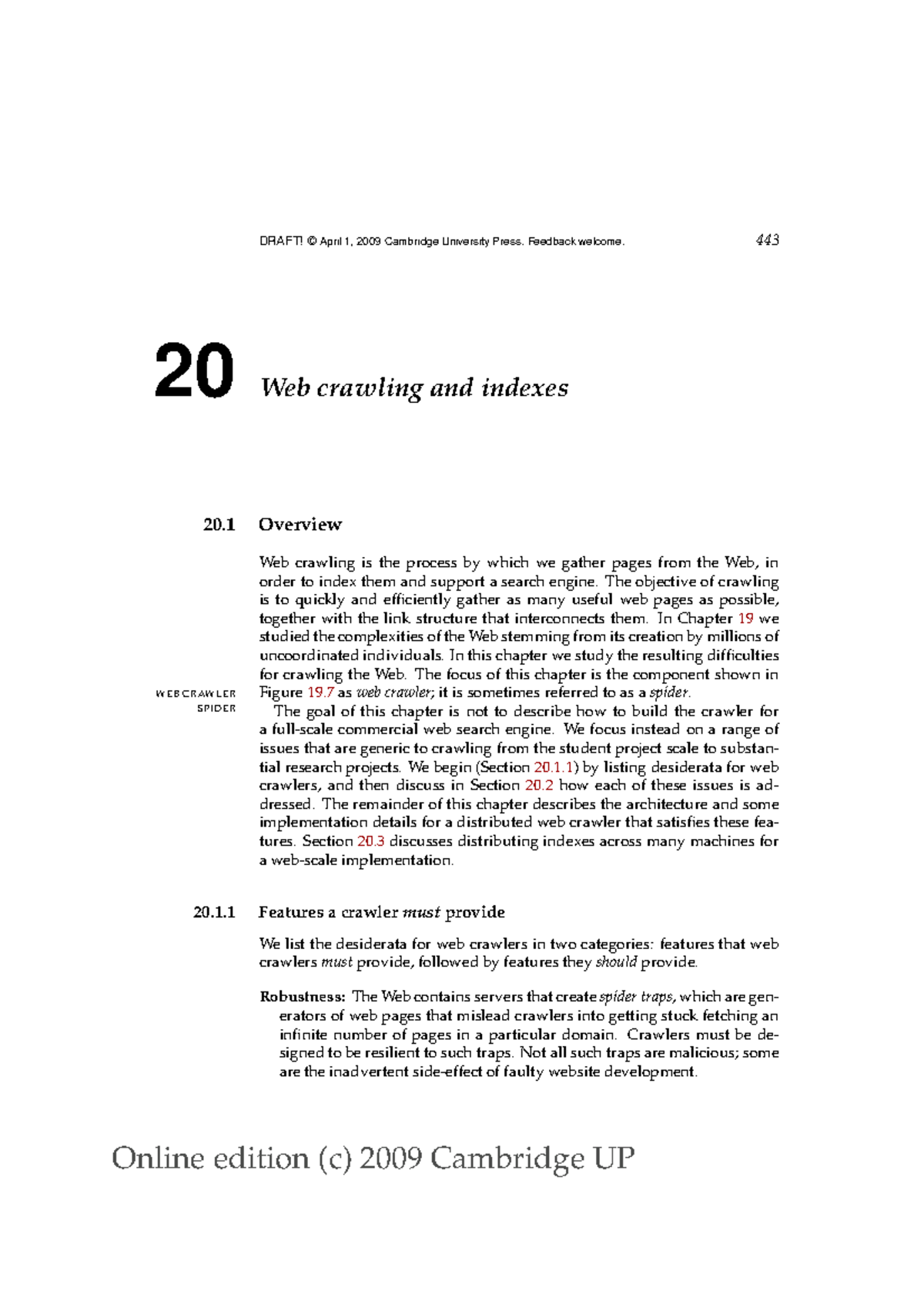 Web Crawling and Indexing: Key Concepts and Techniques (20) - Studocu