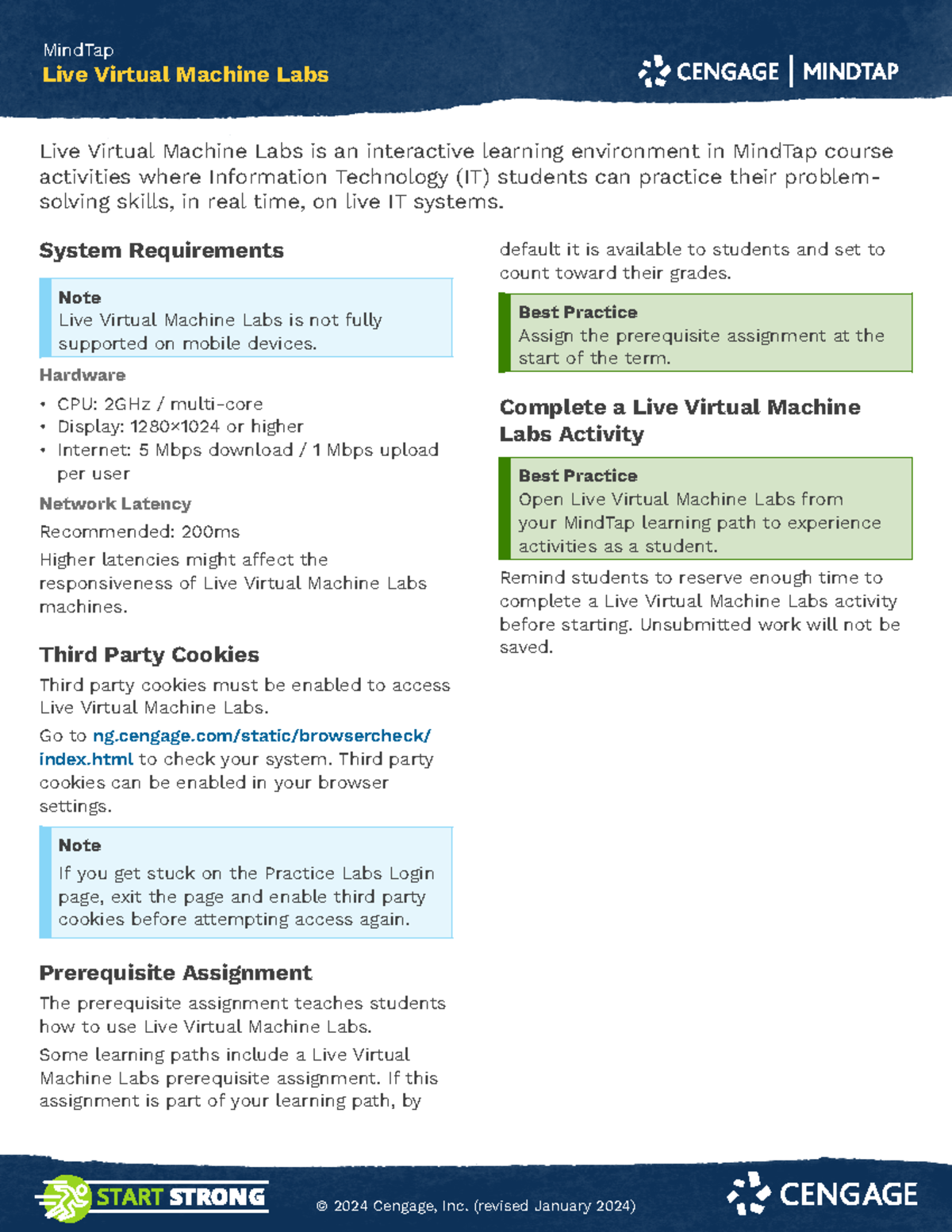 Live Virtual Machine Labs Quickstart Guide for IT Students - Studocu