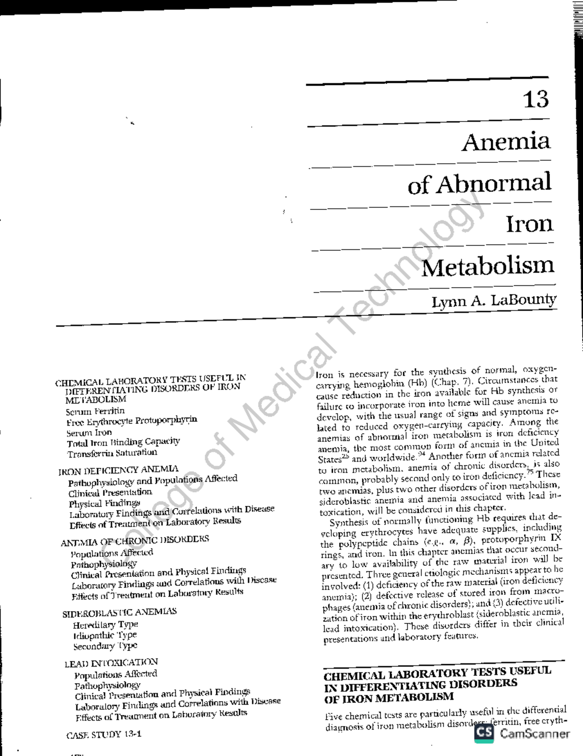Iron Metabolism: Comprehensive Book-Based Notes on Key Concepts - Studocu