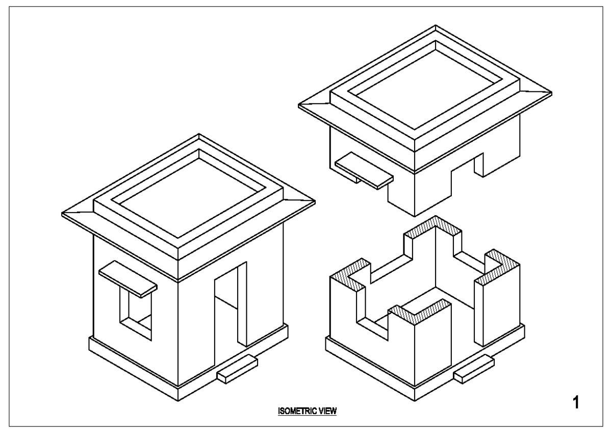 2. Conceptual Building Drawings - ISOMETRIC VIEW 1 it it J t 212 60 ...