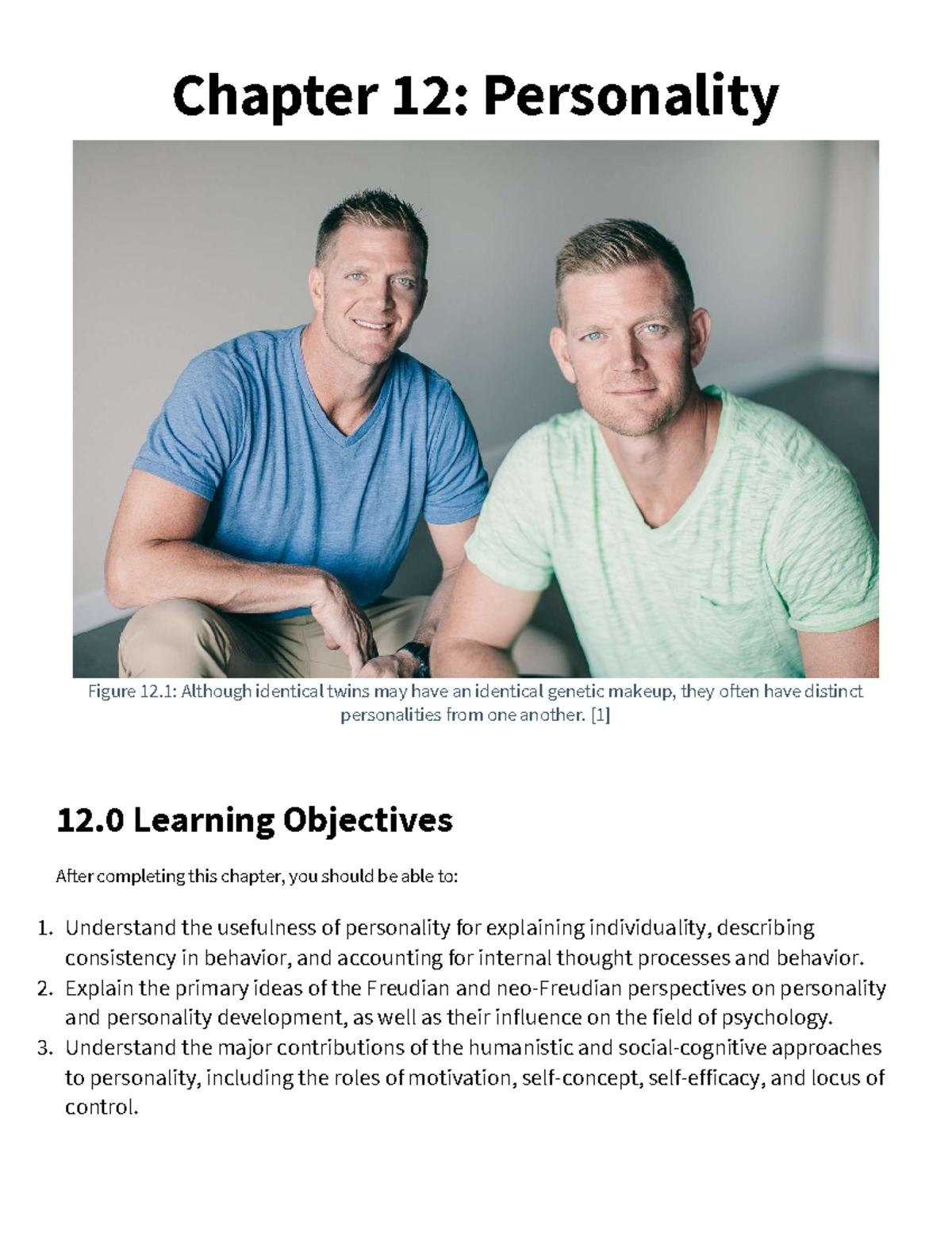 3-Top Hat - Personality chapter - Chapter 12: Personality Figure 12 ...