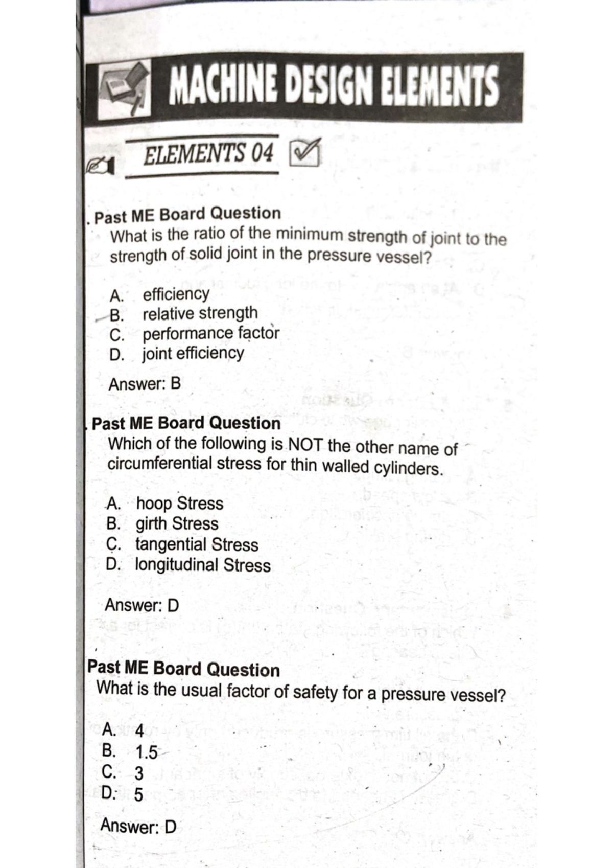 Chapter 4 Key Terms and Concepts in MDSP - Machine Design Elements ...