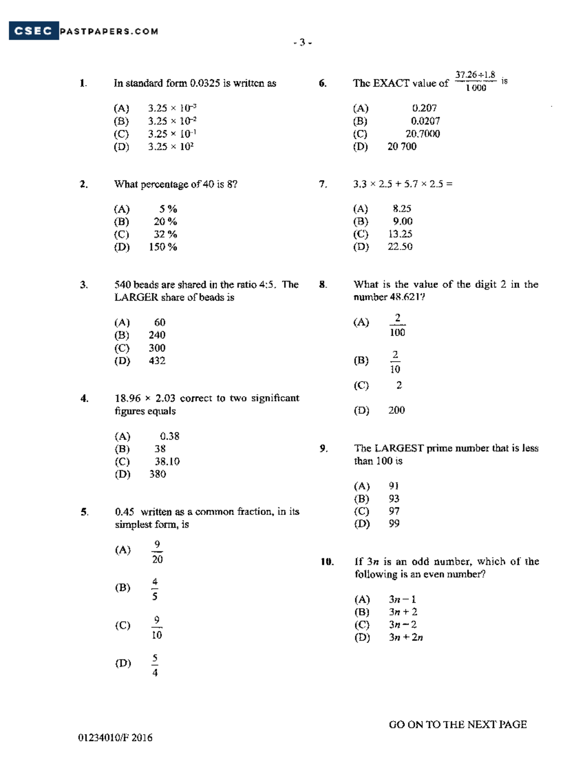 Maths P1 June 2016 Past Paper Questions and Answers - Studocu
