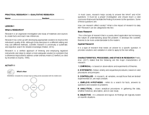 [Solved] Make a research title and topic about the students ...