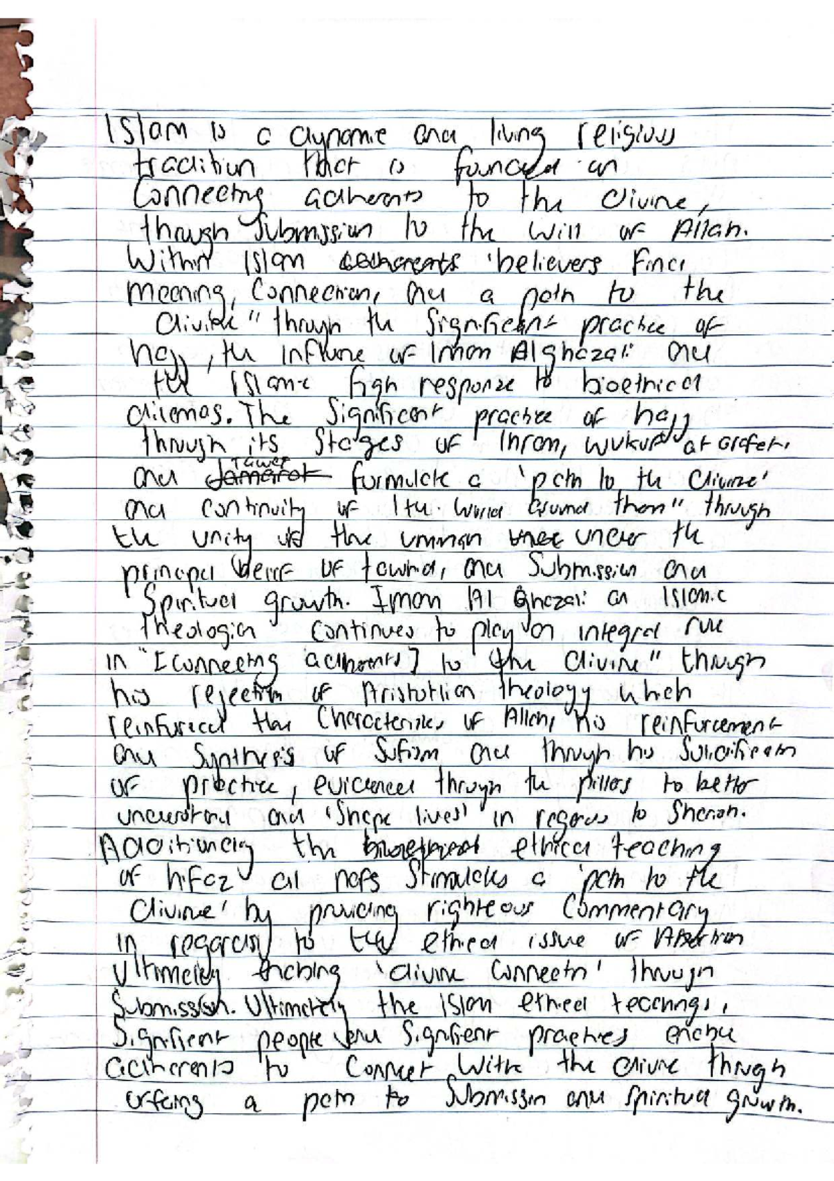 Islam 1: Hajj and Its Connection to Divine Submission and Ethics - Studocu