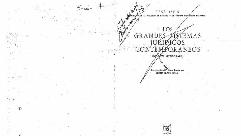 Estructura del Derecho Inglés en el Common Law - René David - Studeersnel