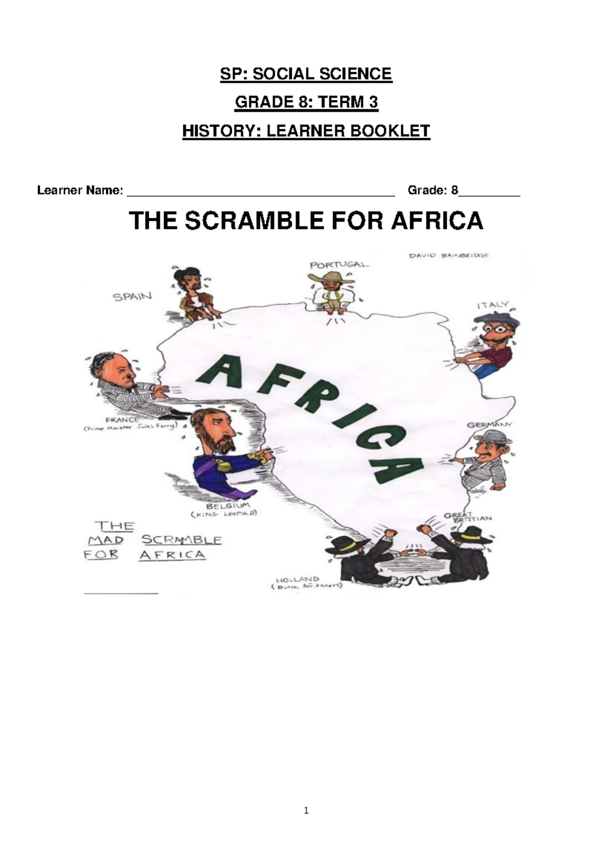 History Grade 7 Term 1: The Kingdom of Mali & Timbuktu in the 14th ...