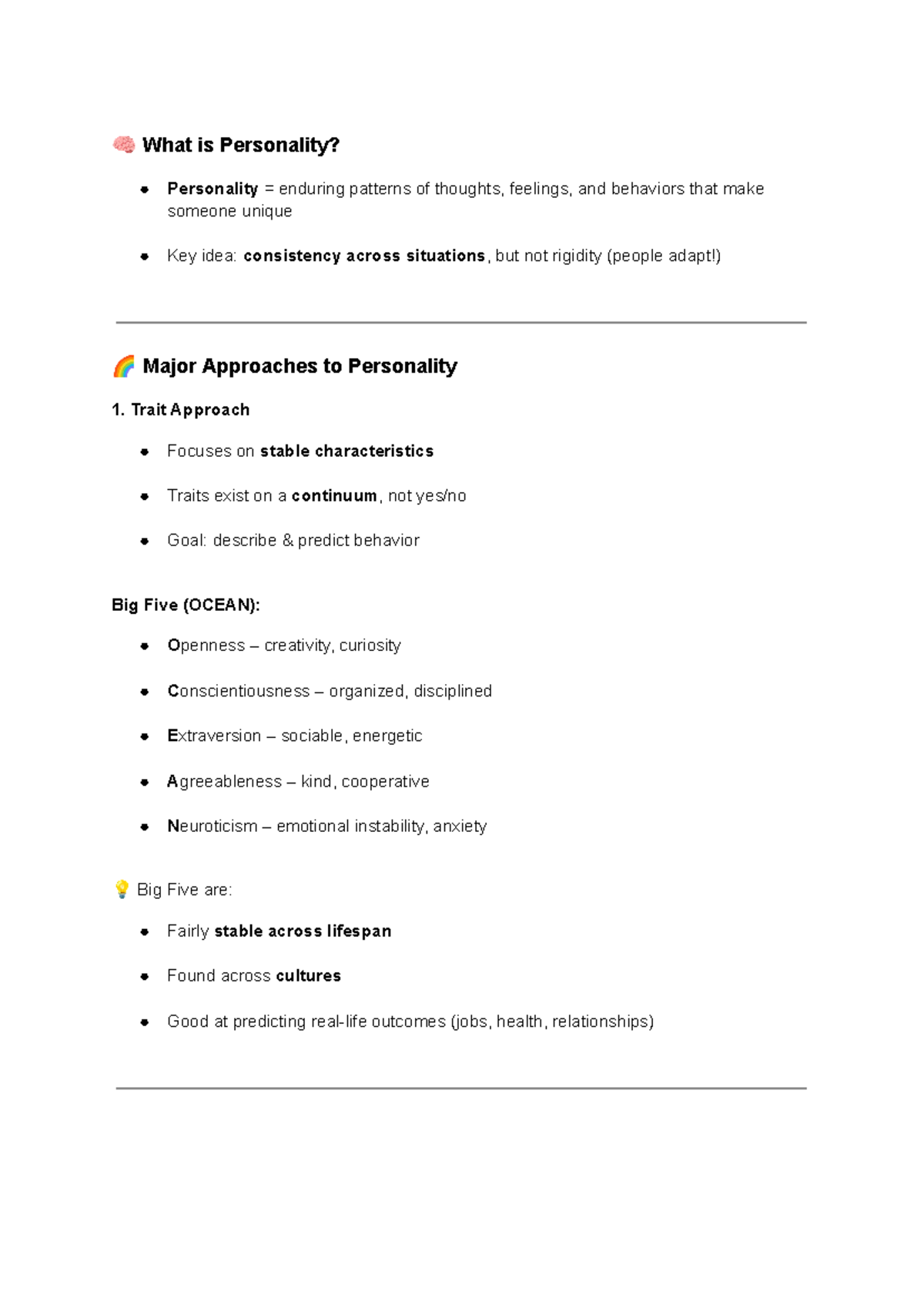 Personality - General topics - 🧠 What is Personality? Personality ...