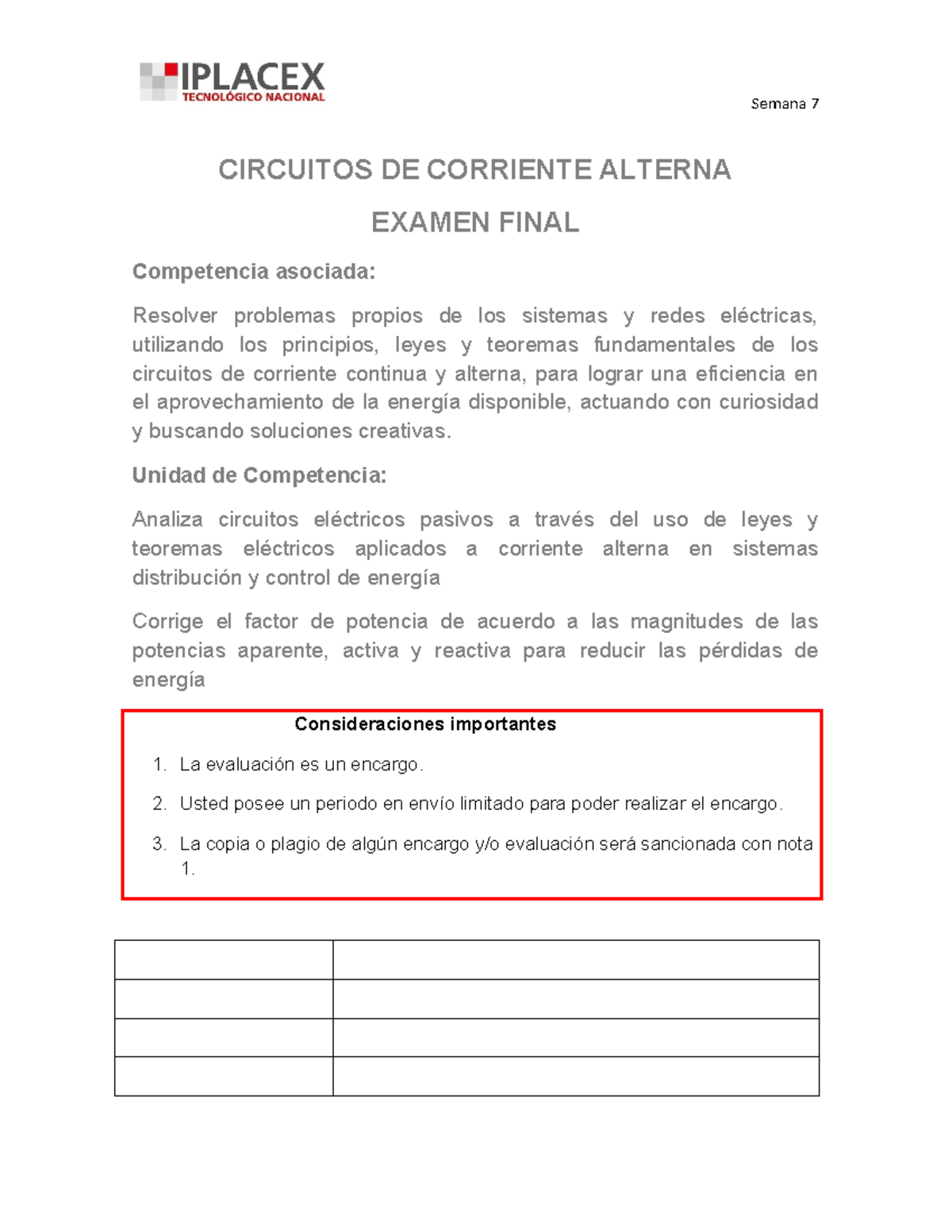 Circuitos de Corriente Alterna - Examen Final - Resolución de Problemas ...