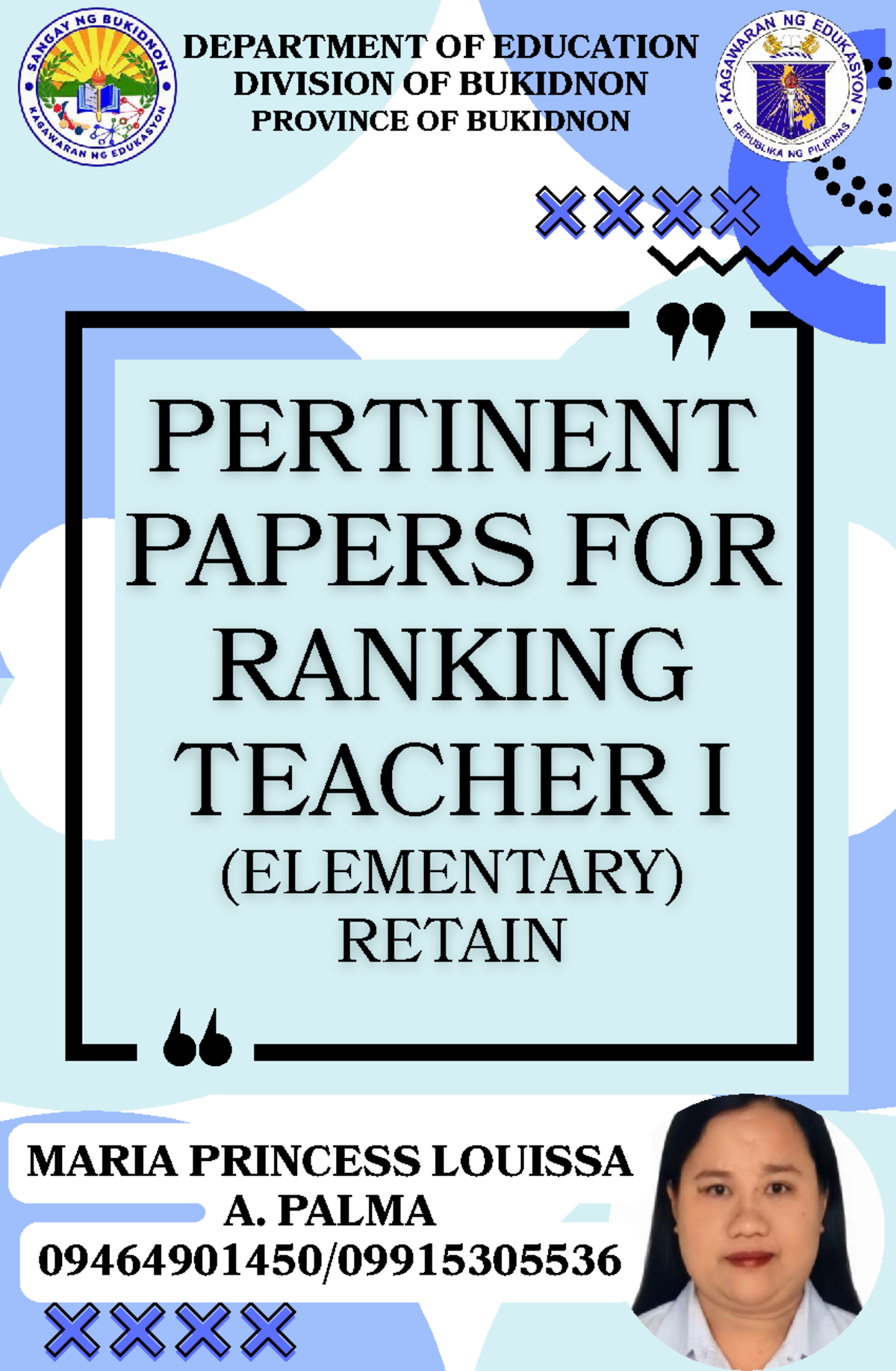 Cover PAGE - Bachelor of Secondary Education - PERTINENT PAPERS FOR ...