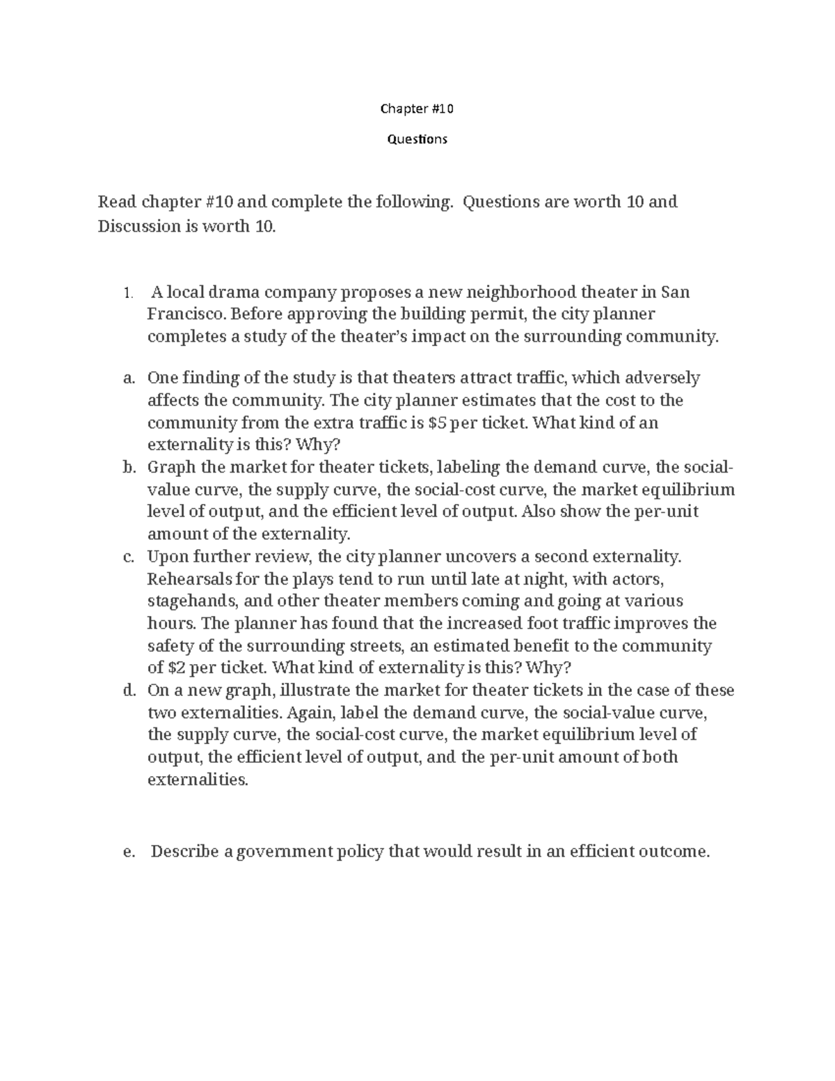 Chapter #10 Questions - Weekly assignment - Chapter # Ques/ons Read ...