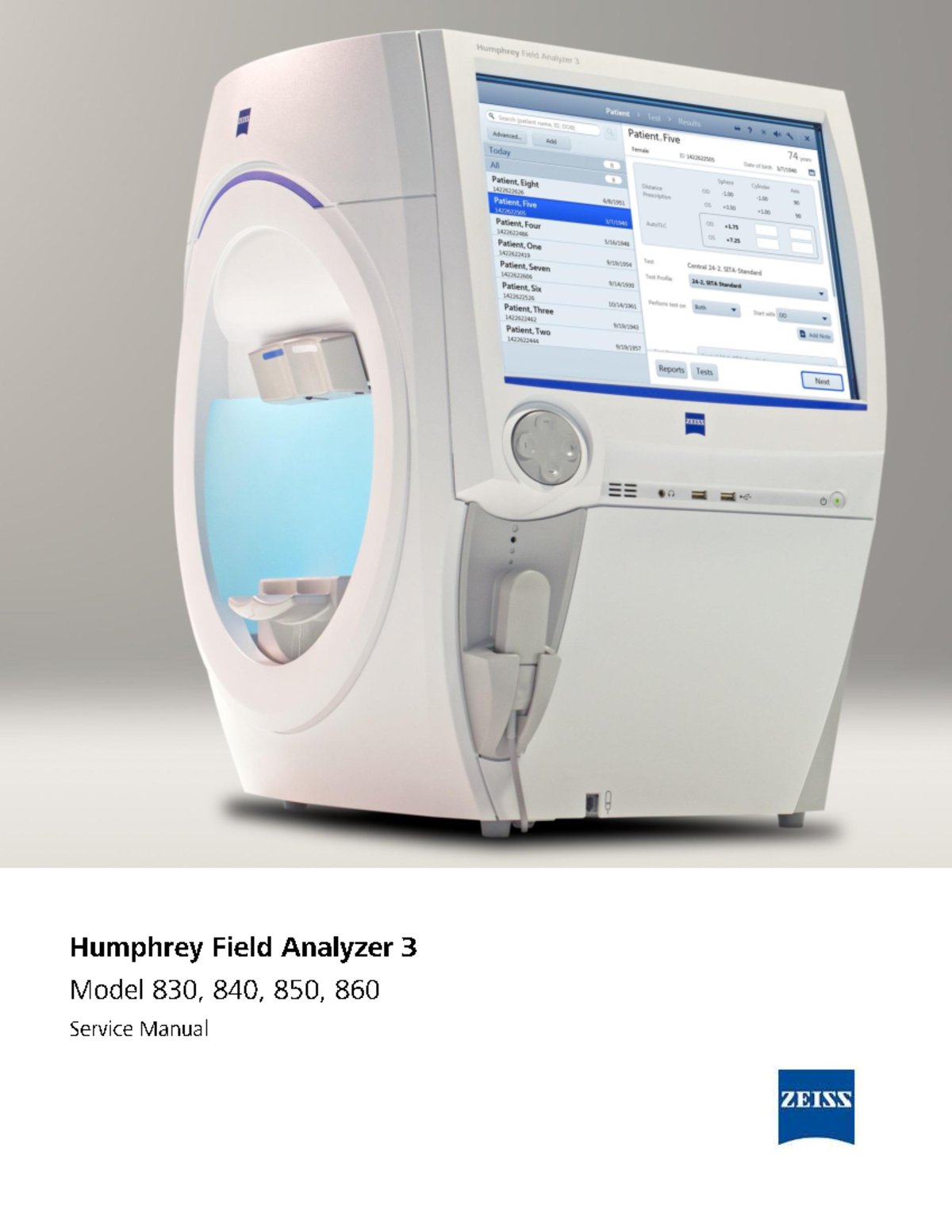 Humphrey Field Analyzer 3 Service Manual (HFA3) - Studocu