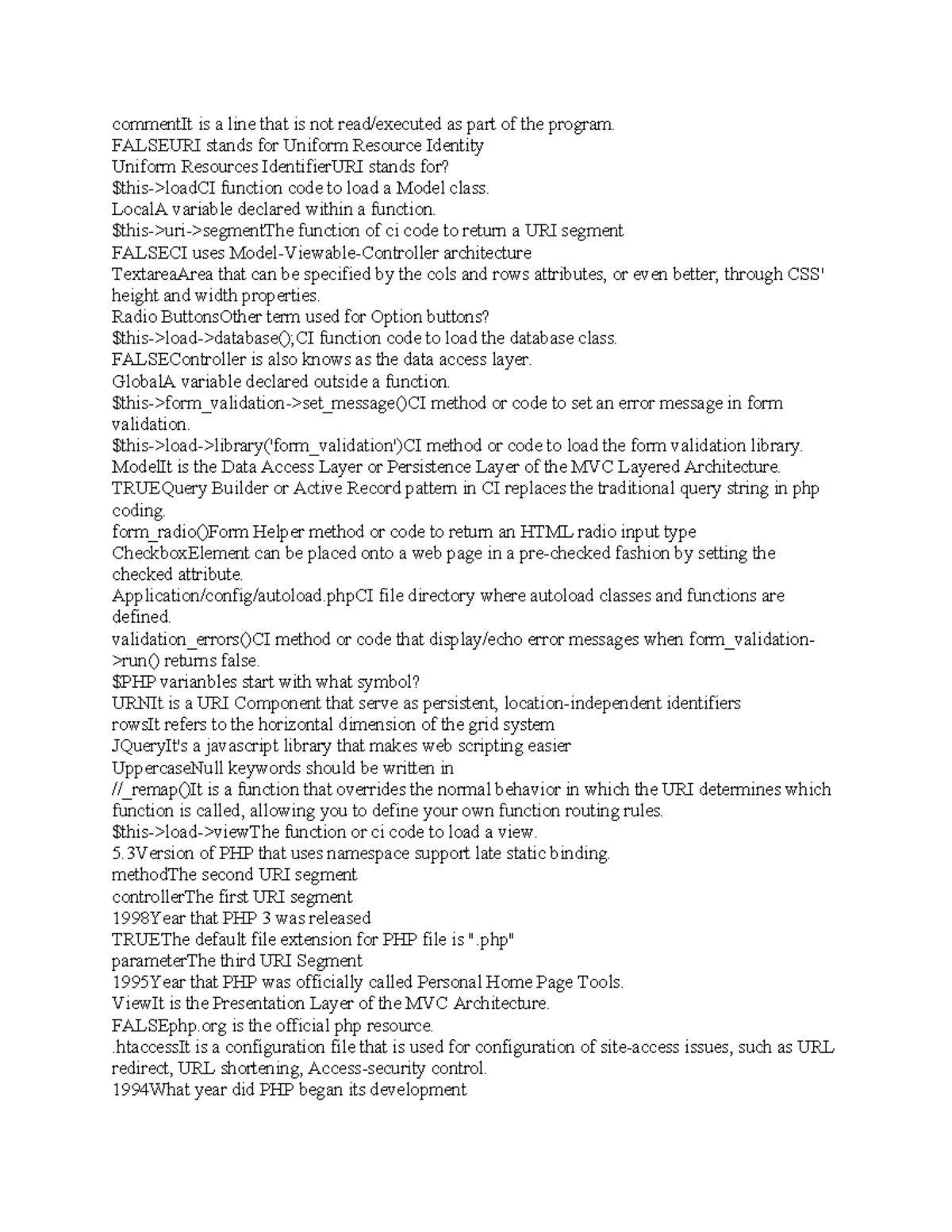CodeIgniter (CI) Basics: Unexecuted Lines and Key Concepts Explained ...