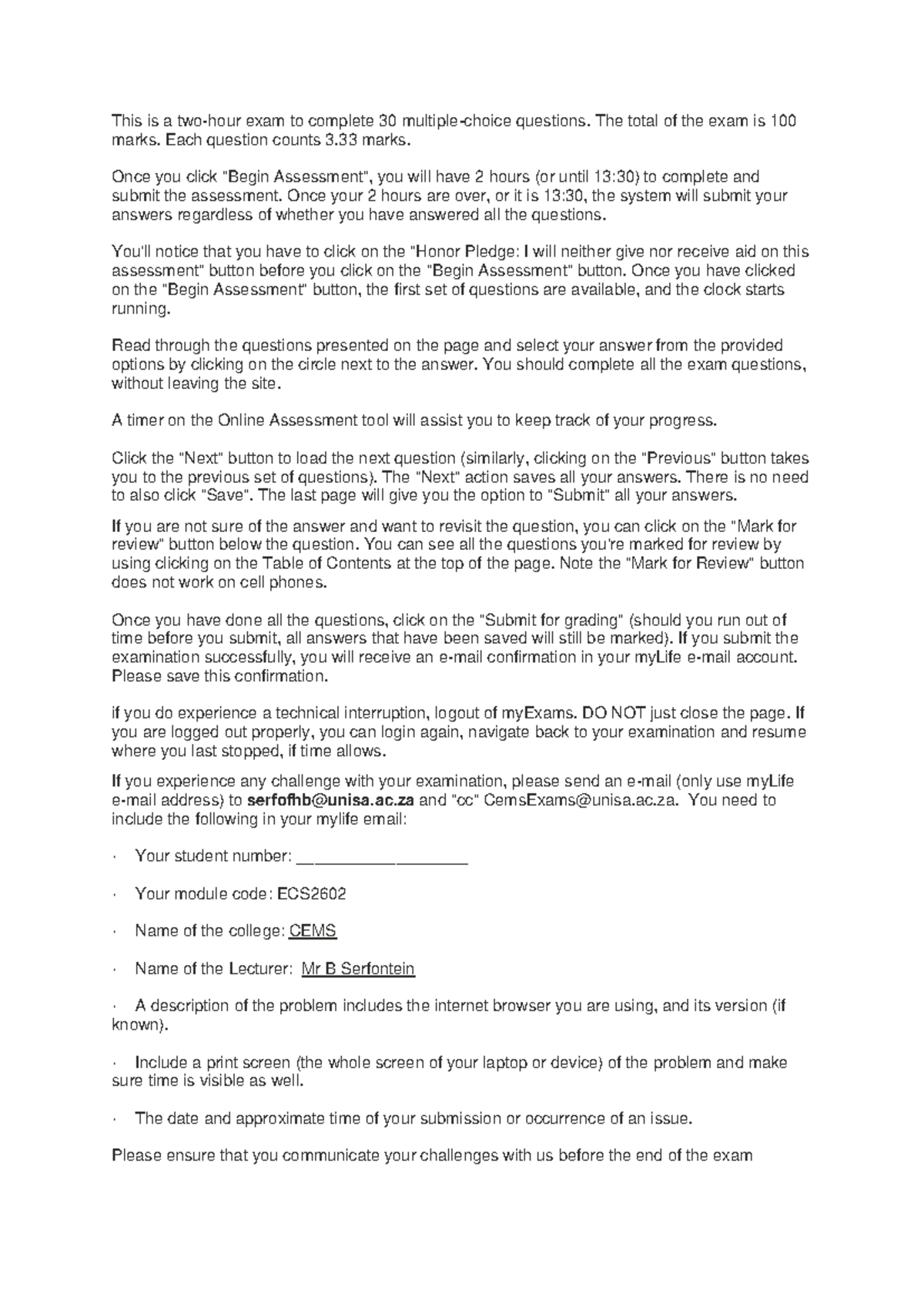 ECS2602 Final Exam Solutions - June 2021 Detailed Guide - Studocu