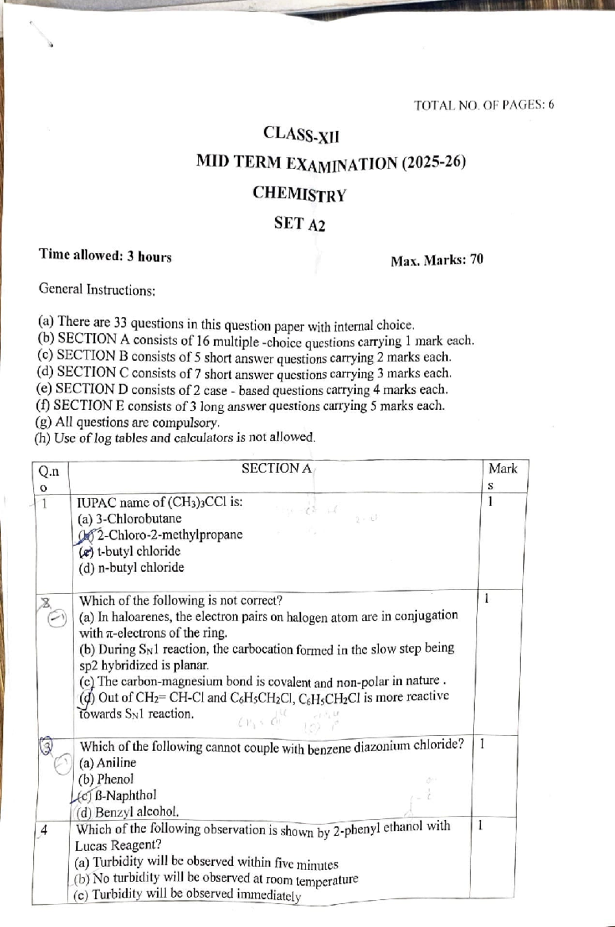 Chemistry Mid Term Exam - SETA2 Study Guide - Studocu