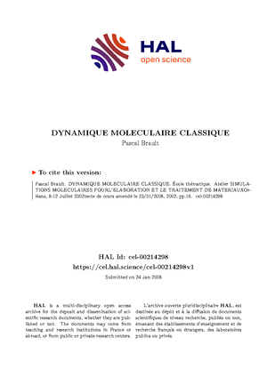Solutions dynamique - Exercices - Solutions des exercices de dynamique Exercice 1 On considère ...