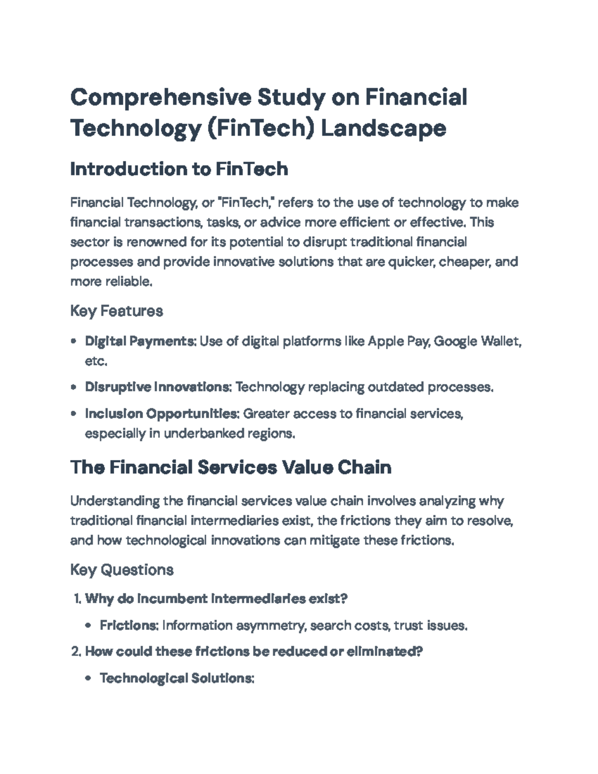 Comprehensive Overview of FinTech Innovations and Case Studies ...