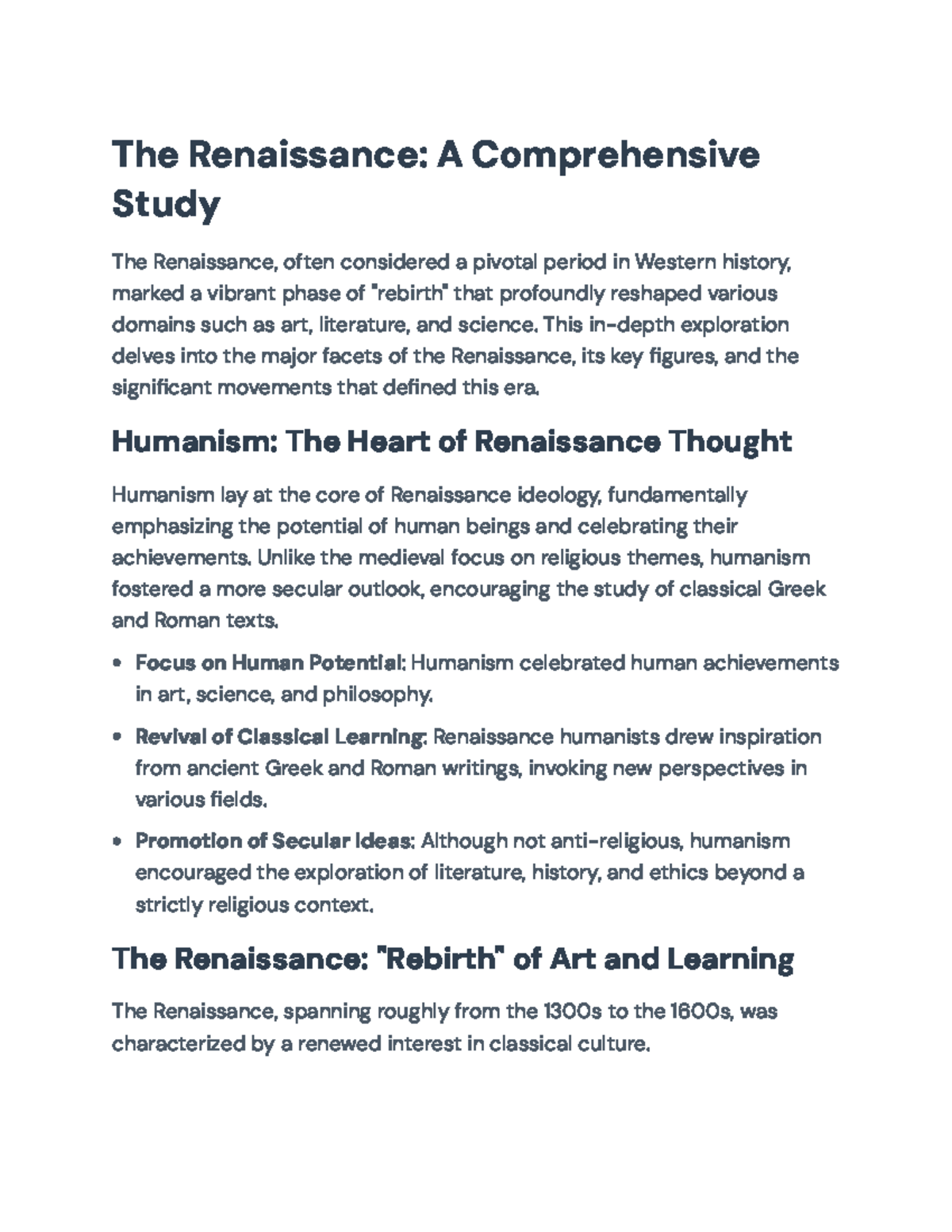 Renaissance Transformations: Printing Press, Reformation, and Art ...