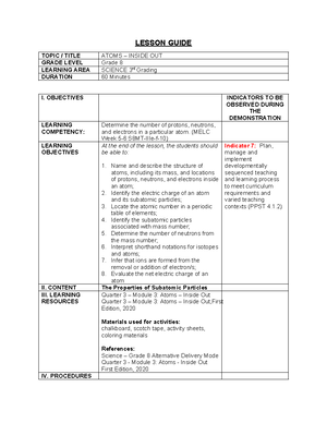 Lesson Plan Chapter 7 Solar System Introduction - 7Es DETAILED LESSON ...