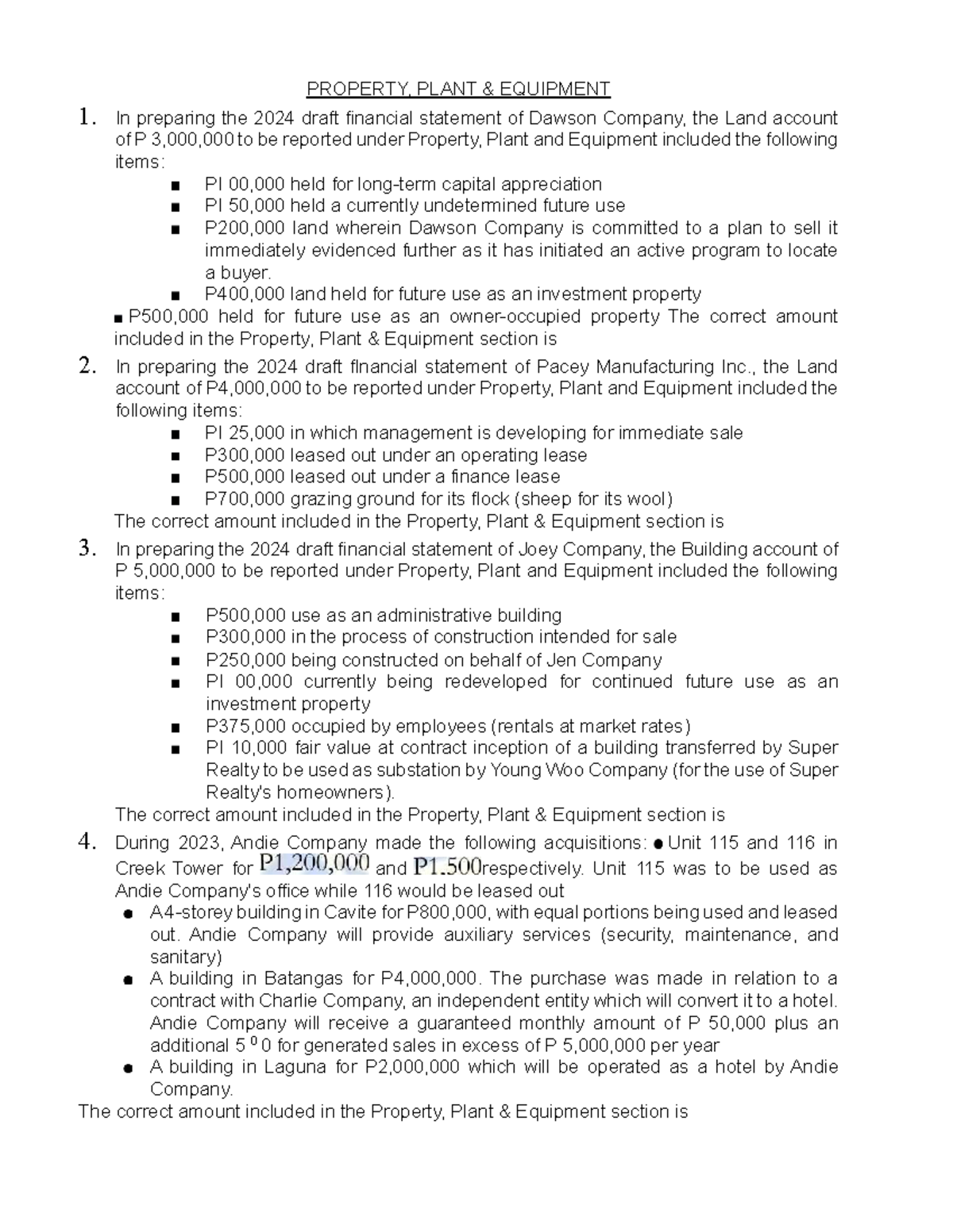 PPE - IA1: Comprehensive Analysis of Property, Plant, and Equipment ...