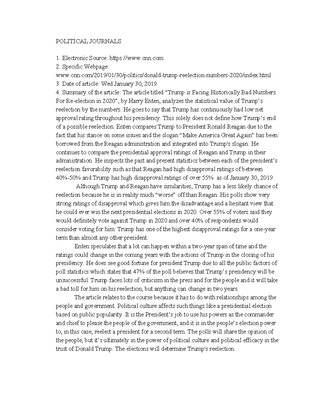 Political Science 1- Political Journals - POLITICAL JOURNALS Electronic ...