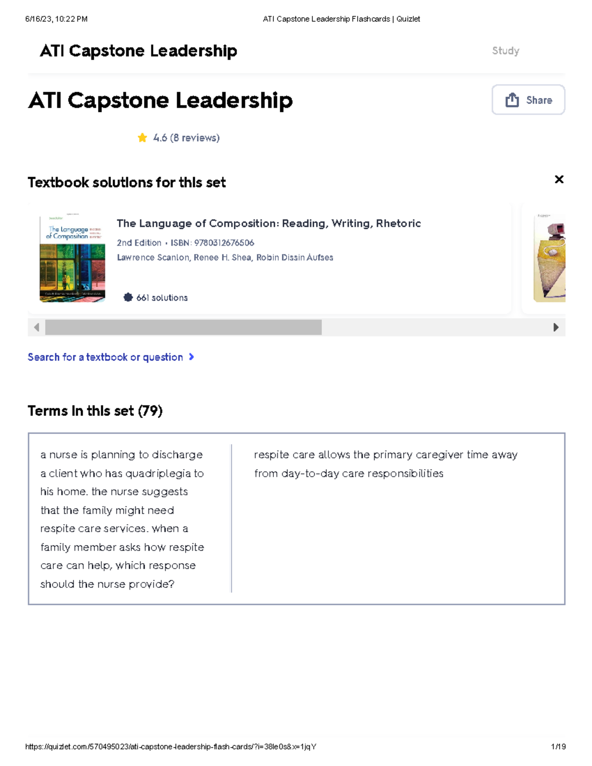 ATI Capstone Leadership Flashcards: Key Concepts for Review - Studocu
