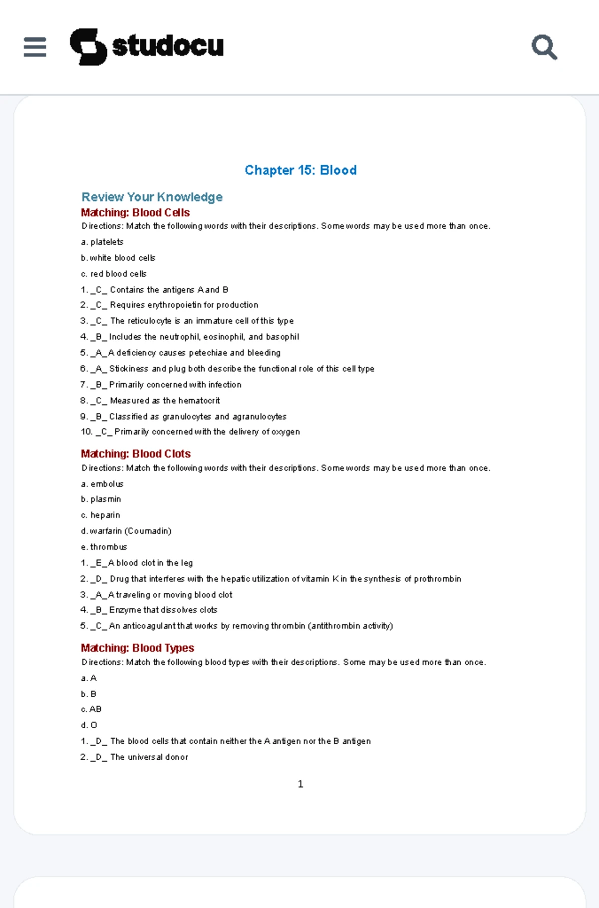 EHR 5 - Knowledge Activity on EHR Documentation Standards - Studocu