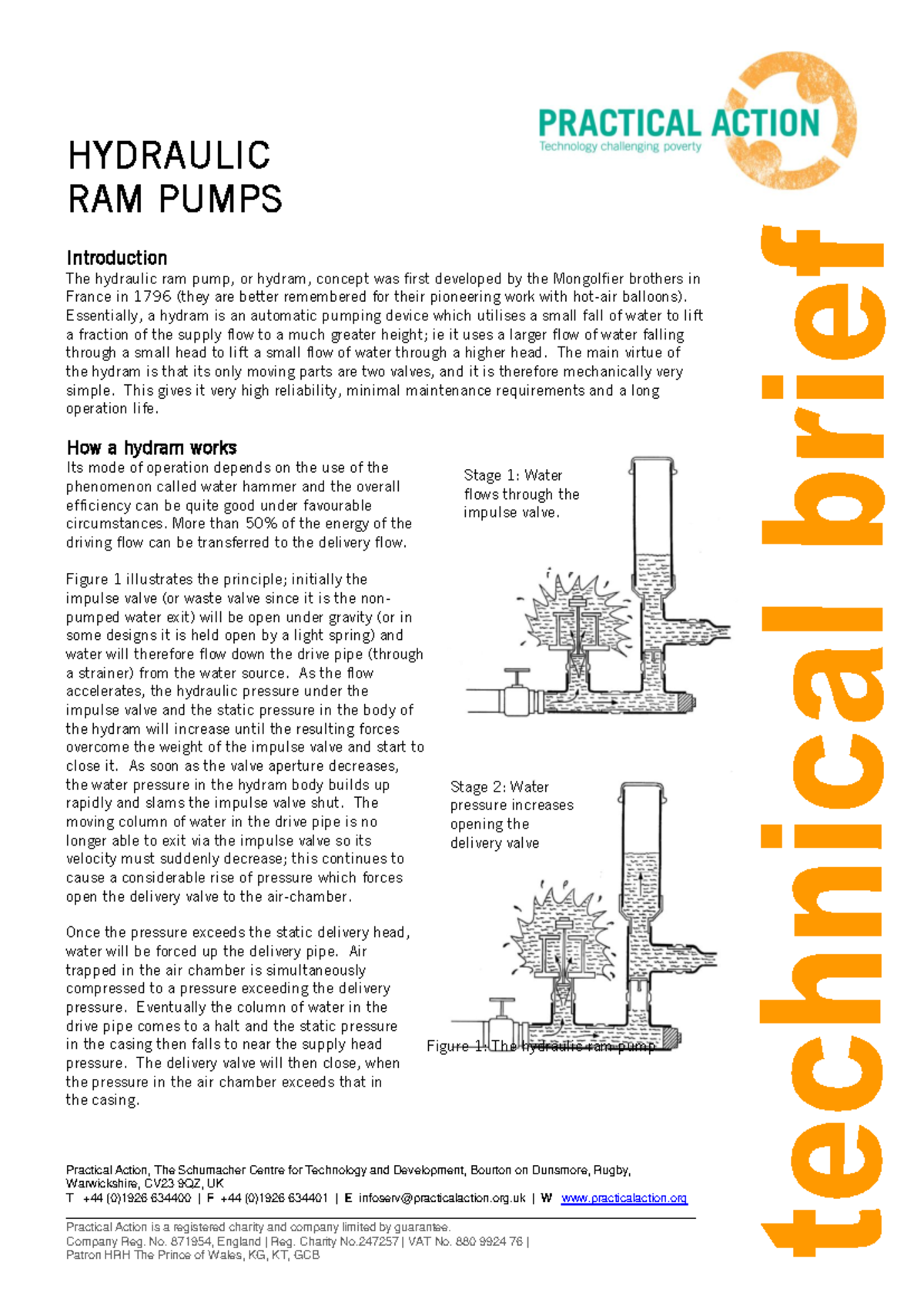 Practical Action 4000 Hydraulic Ram Pumps: A Comprehensive Guide - Studocu