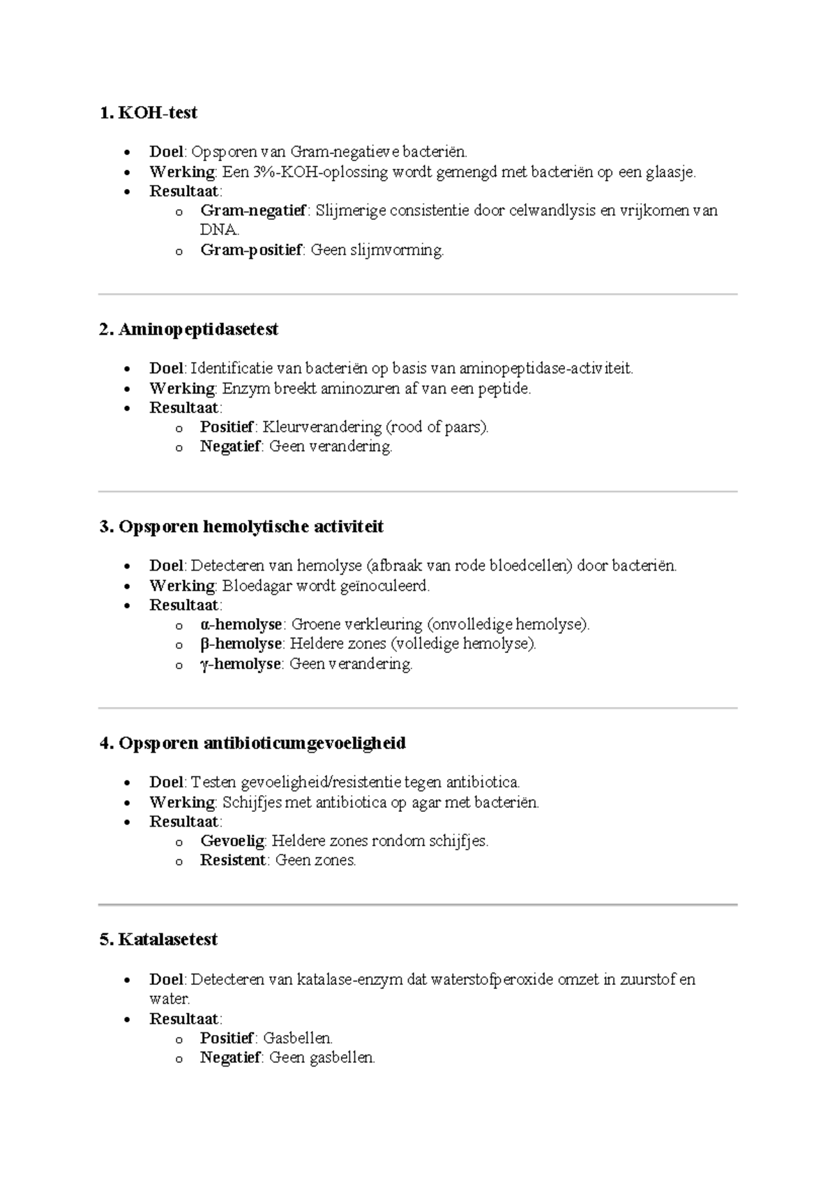 KOH, Aminopeptidase & Hemolysis Tests: Bacterial Identification ...