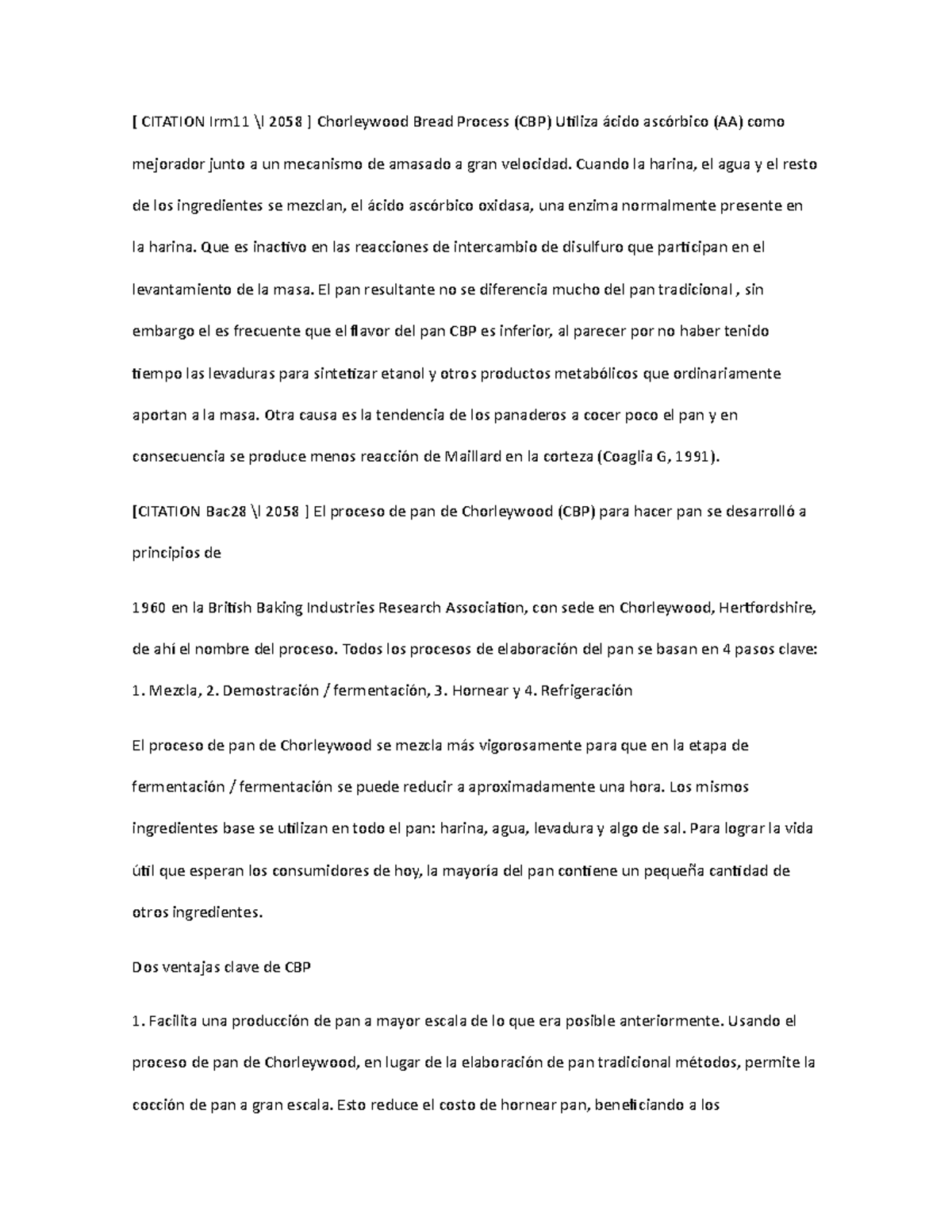 Chorleywood Bread - Lecture notes 1 - [ CITATION Irm11 \l 2058 ...