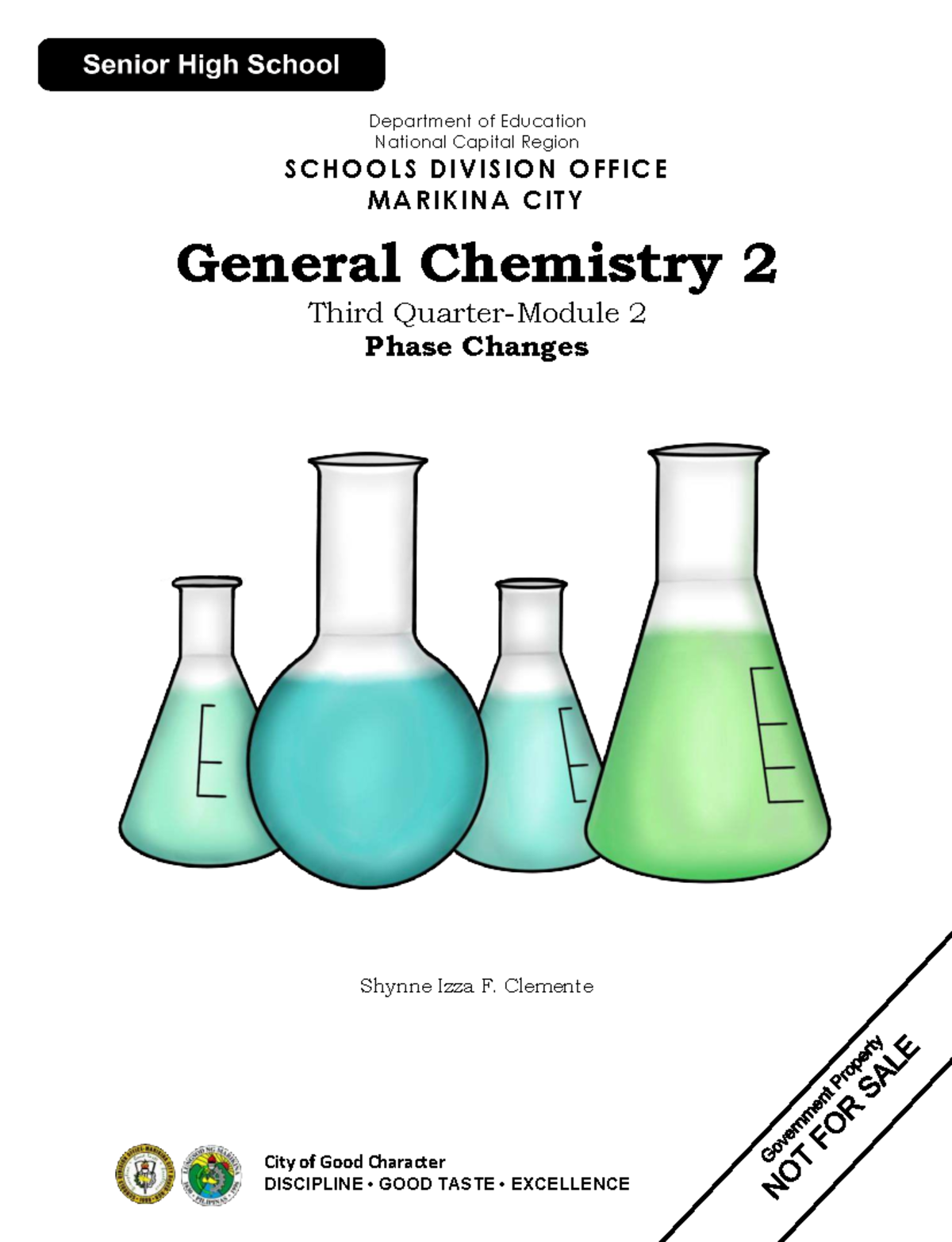 SHS General Chemistry 2 Q3 M2: Understanding Phase Changes - Studocu