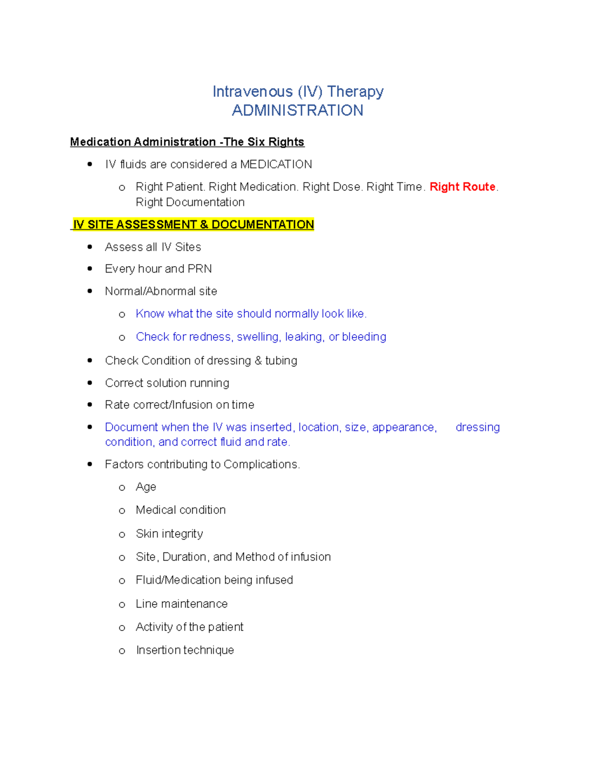 IV Therapy Administration Guidelines: Essential Practices and Protocols ...